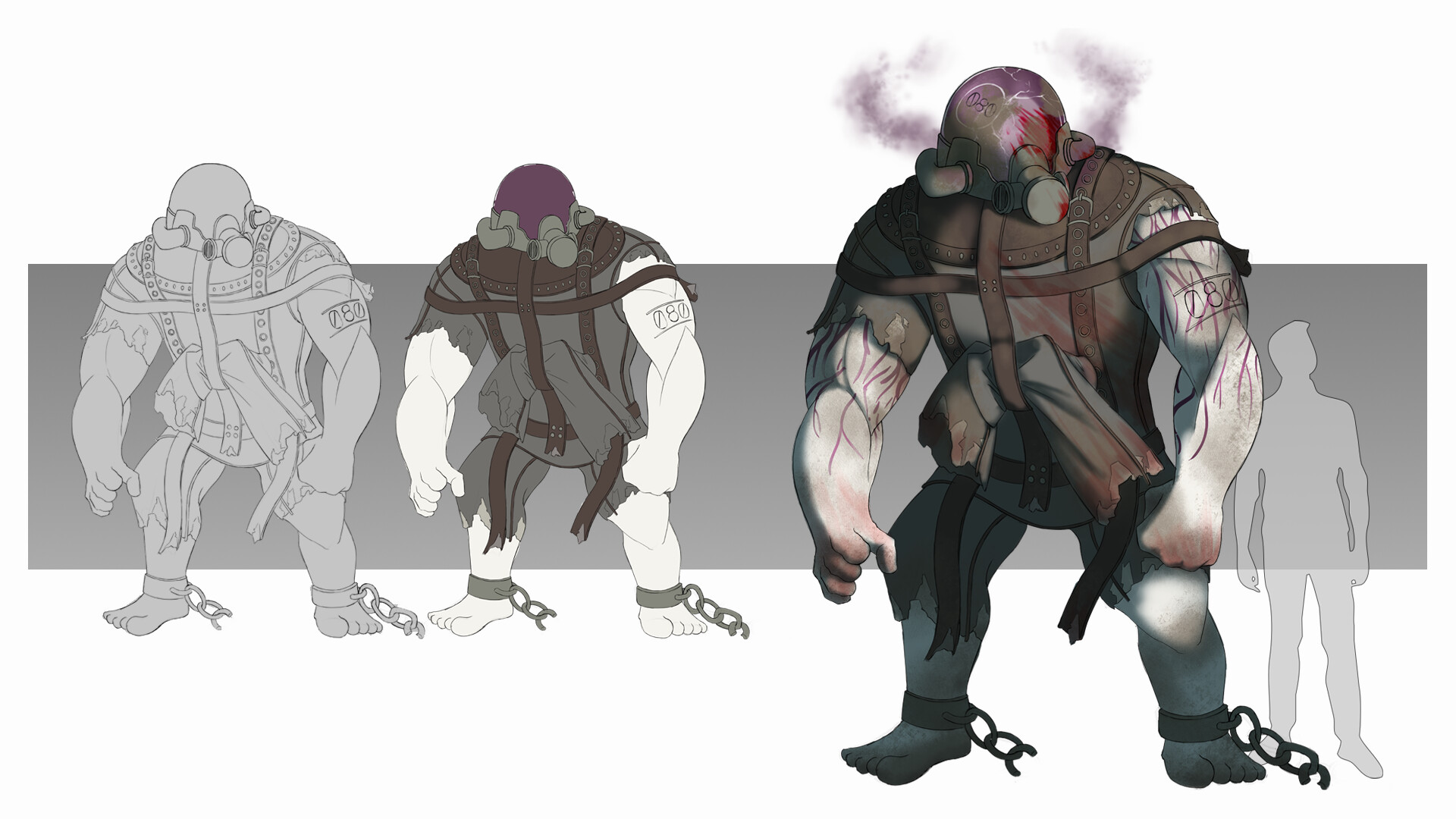 ArtStation - N.080 Mercury (Frankensteins's monster redesign)