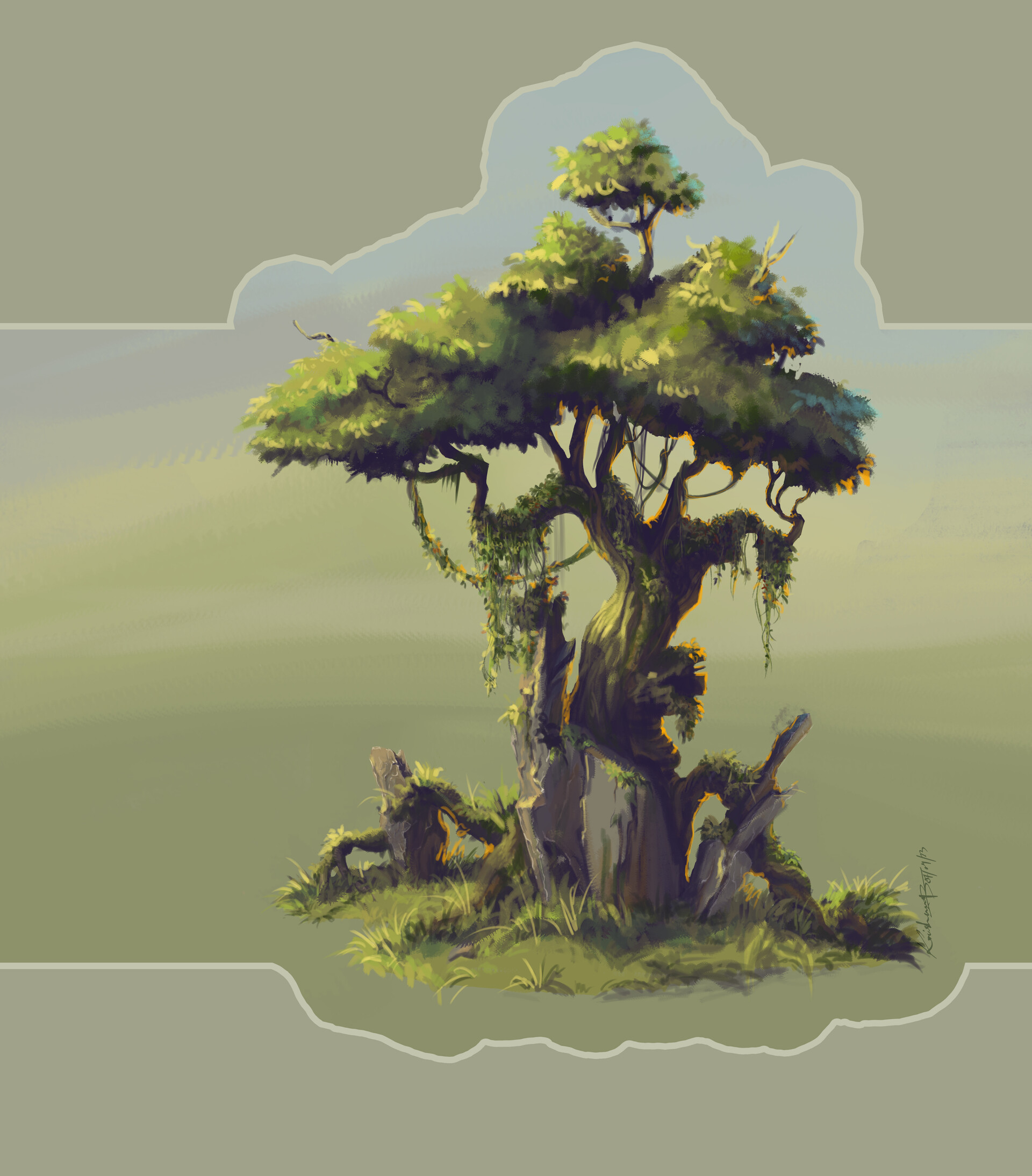 ArtStation - Tree Concept art