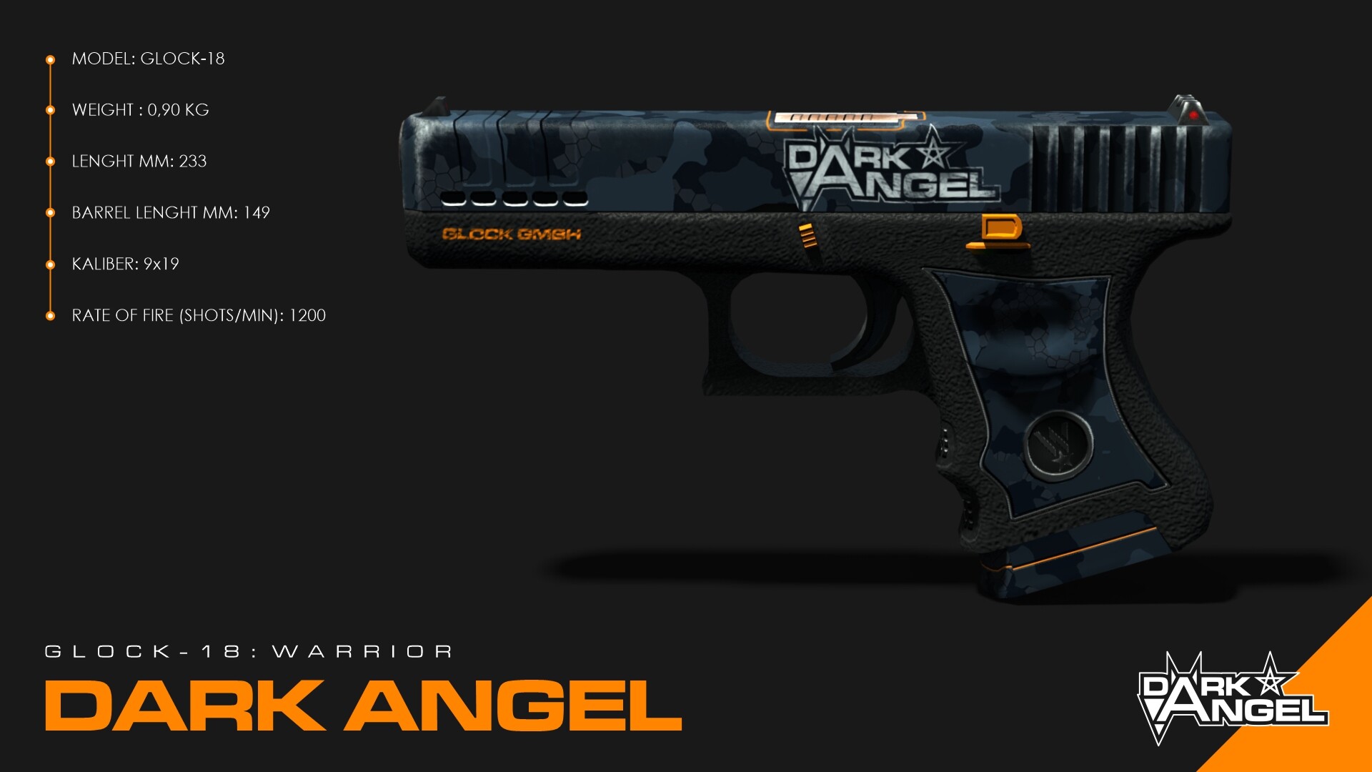credoidea - CS:GO | Glock | Warrior | Dark Angel