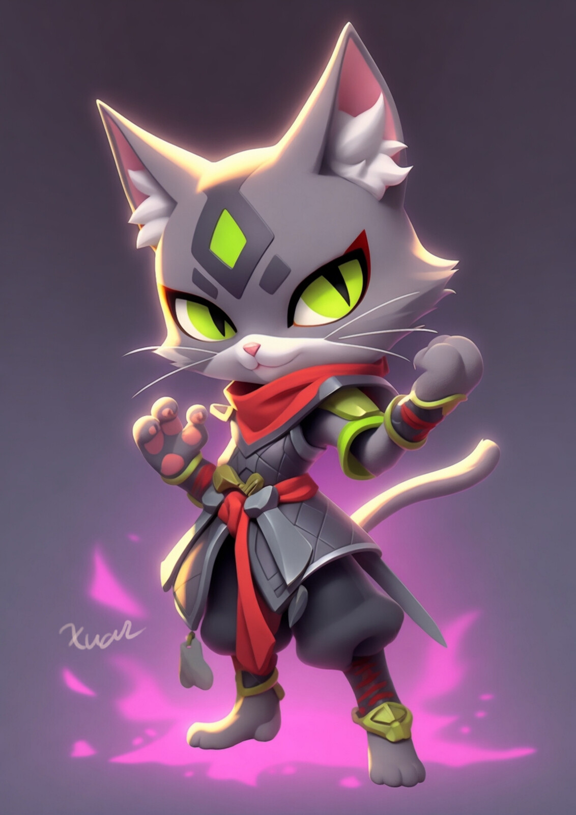 ArtStation - Cat Ninja