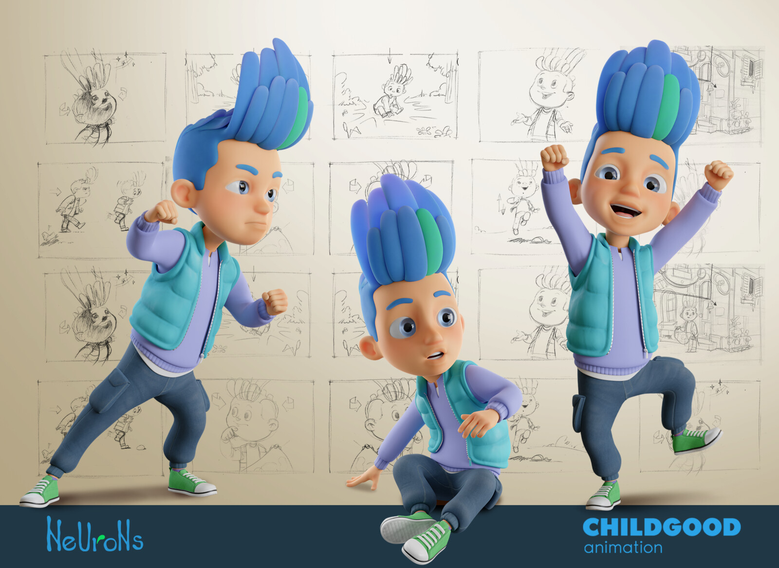 ChildGood animation - Creating Vinch, the main character for animated ...