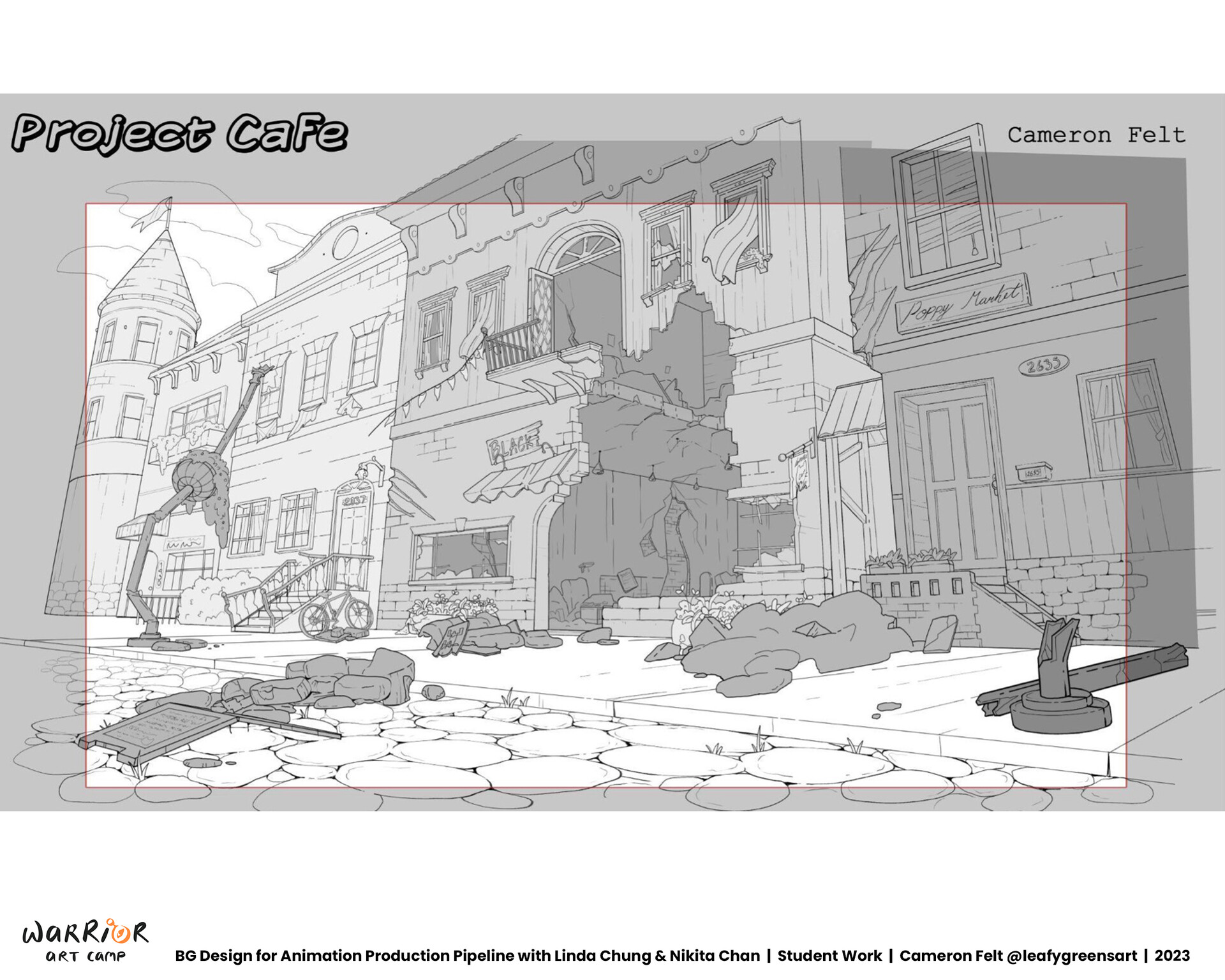 ArtStation - Cameron Felt | BG Design for Animation Production w/ Linda ...