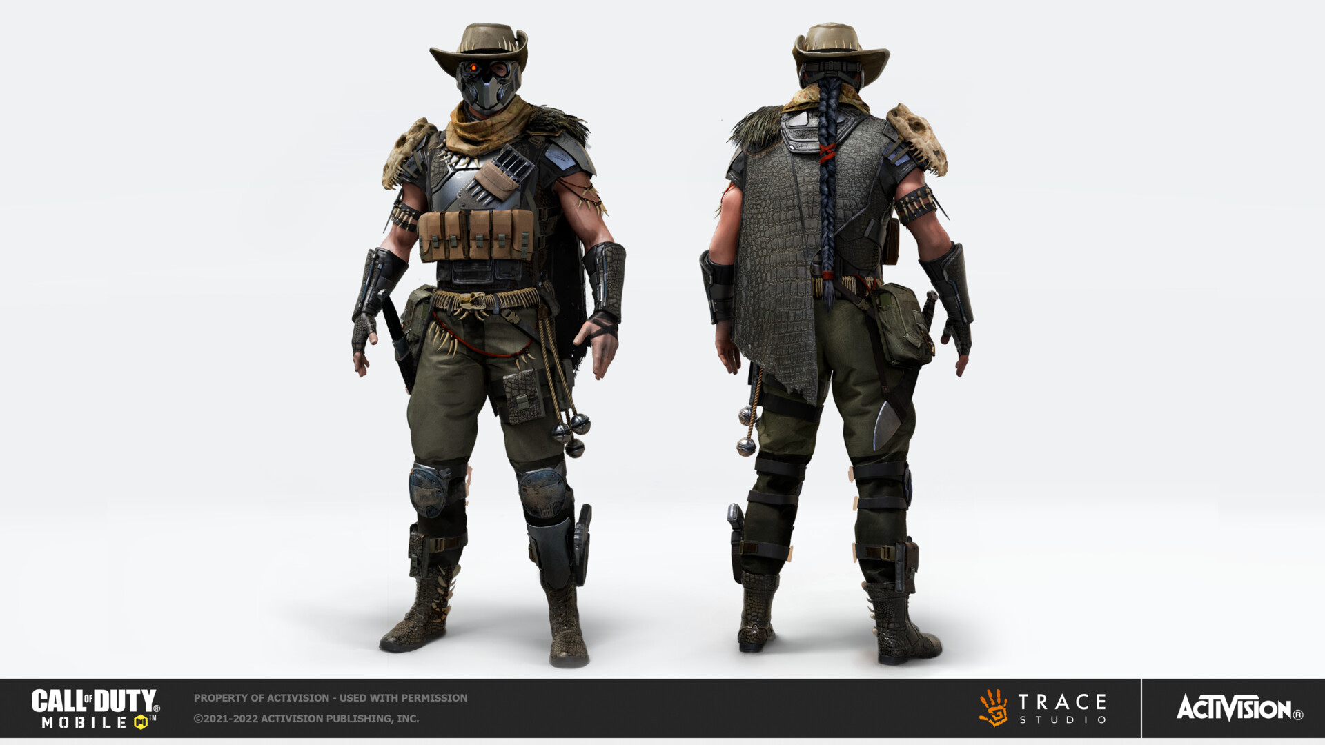 TRACE studio - In-game character concept for Call of Duty Mobile