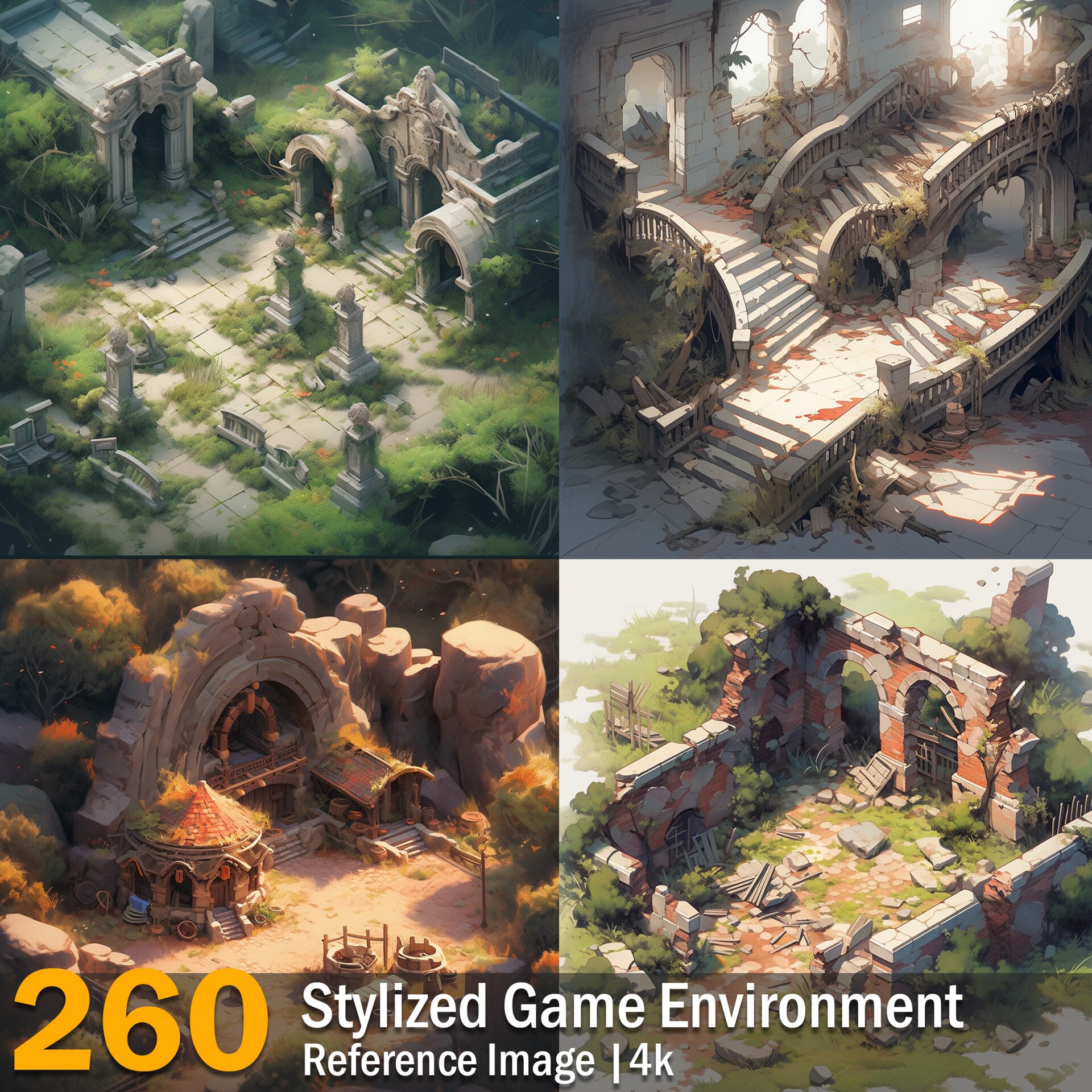 ArtStation - Stylized Game Environment | Reference Images | 4K