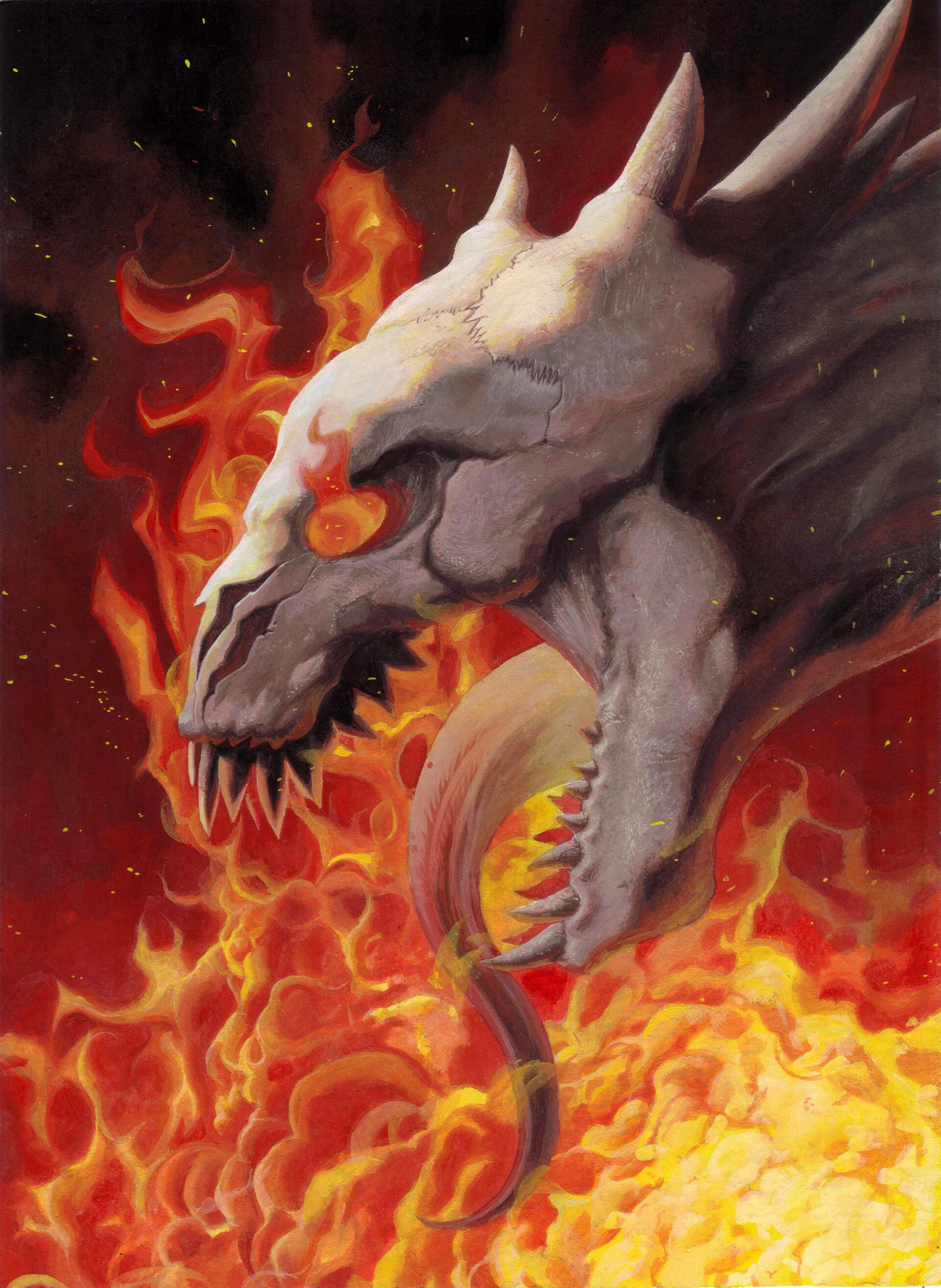ArtStation - Fire dragon
