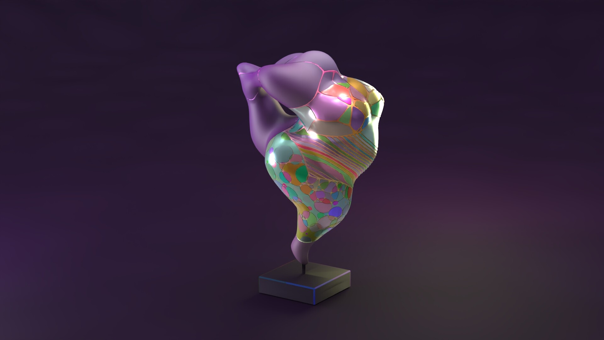 ArtStation - round sculpture