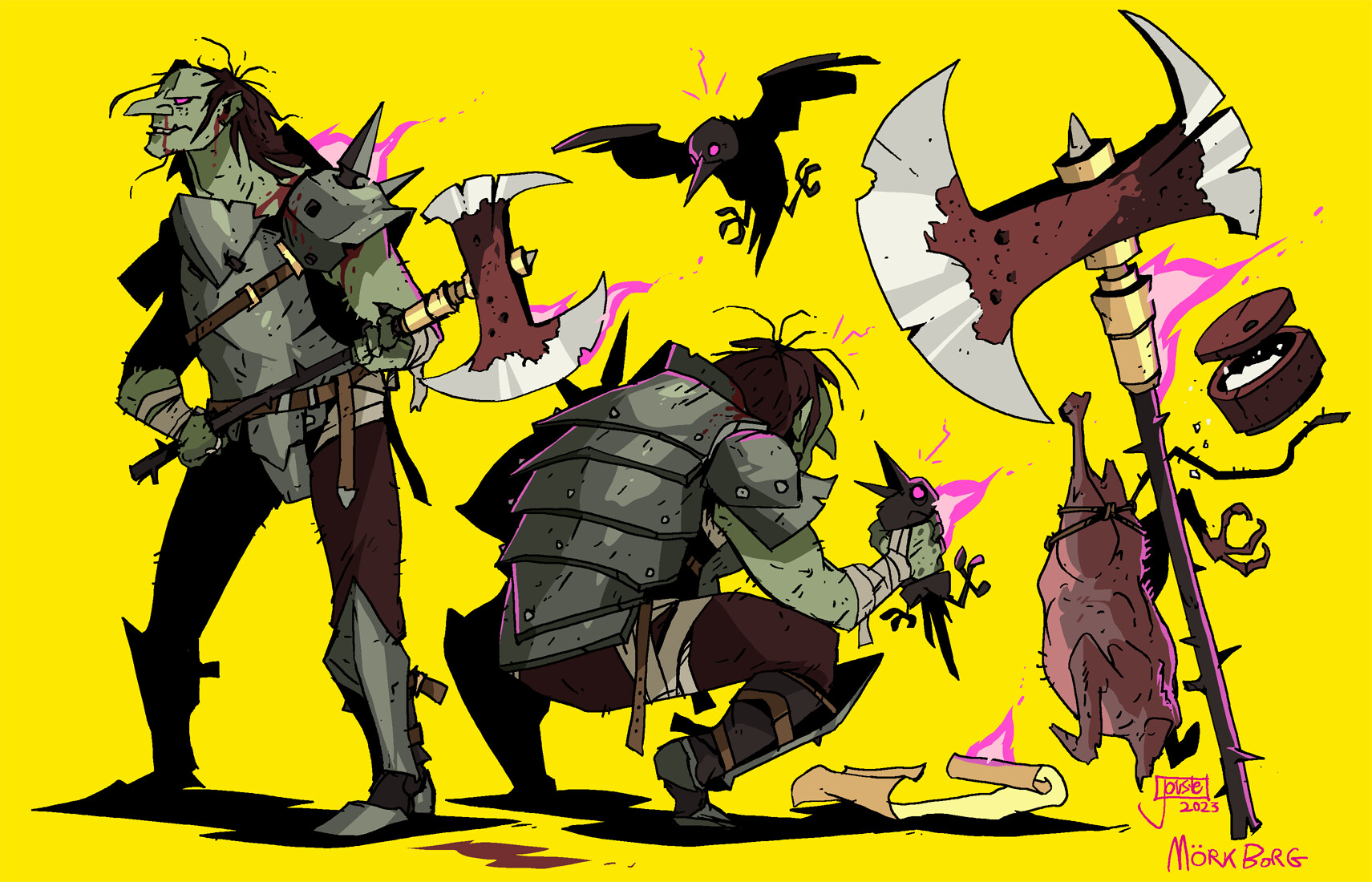 Jesse Turner (jouste) - Lygan Blackfingers: Mork-borg character