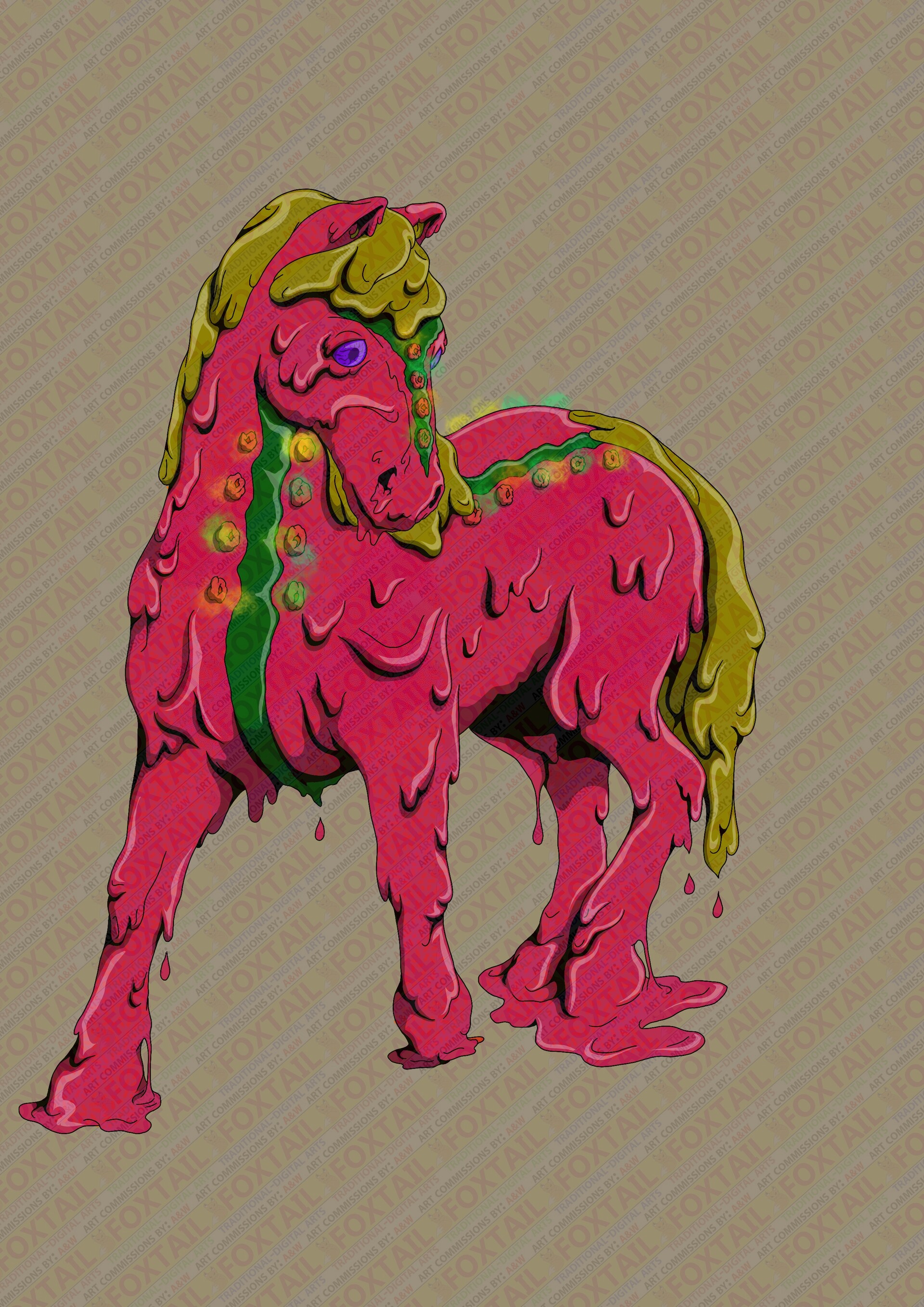 ArtStation - Toxic Horse creature