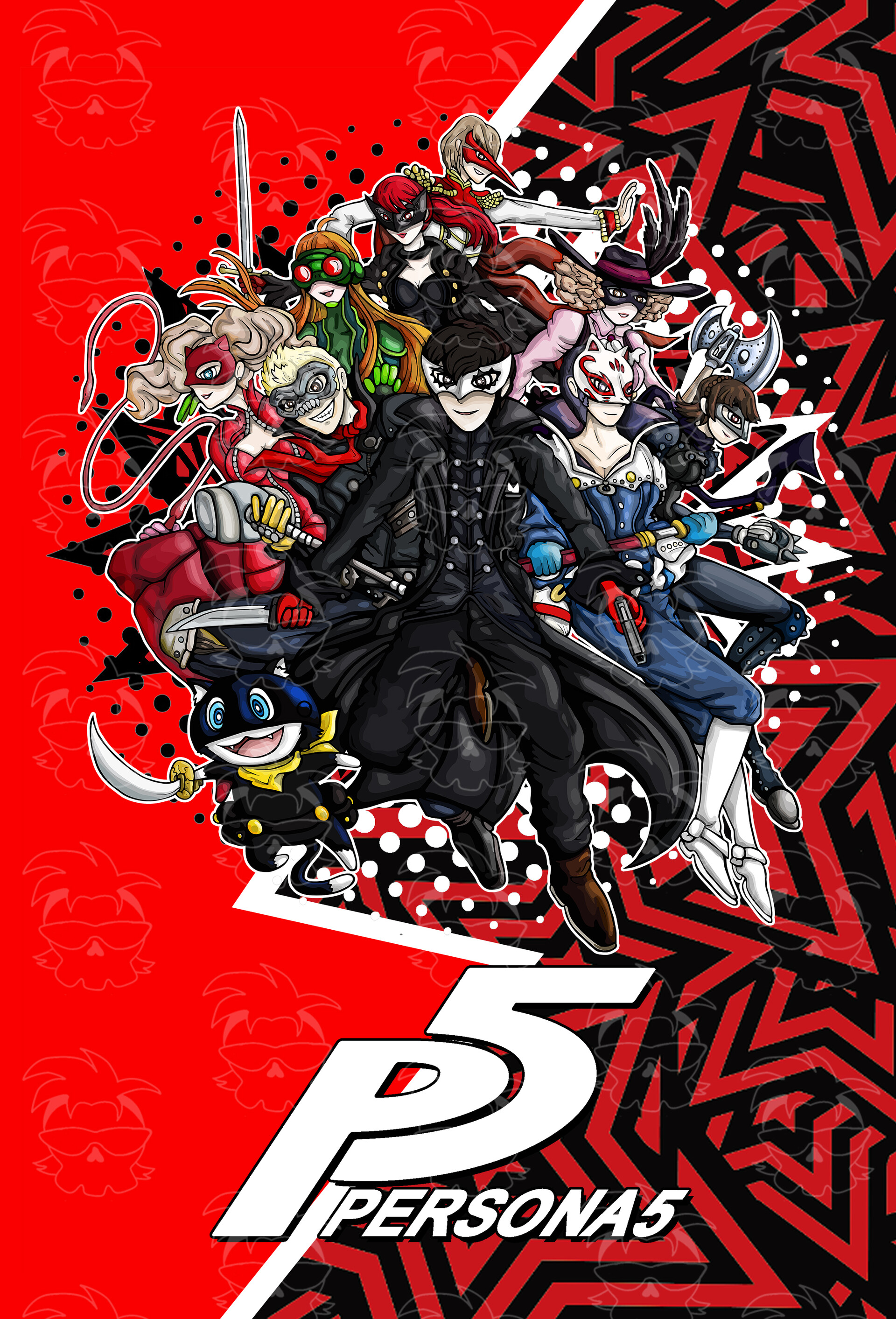 ArtStation - Persona 5 Heroes
