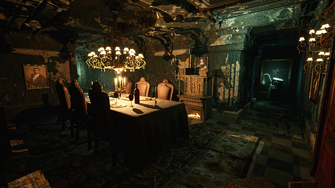 Yuri Miguel - Resident Evil 3.5, Dark Corridor, and Dining Room.