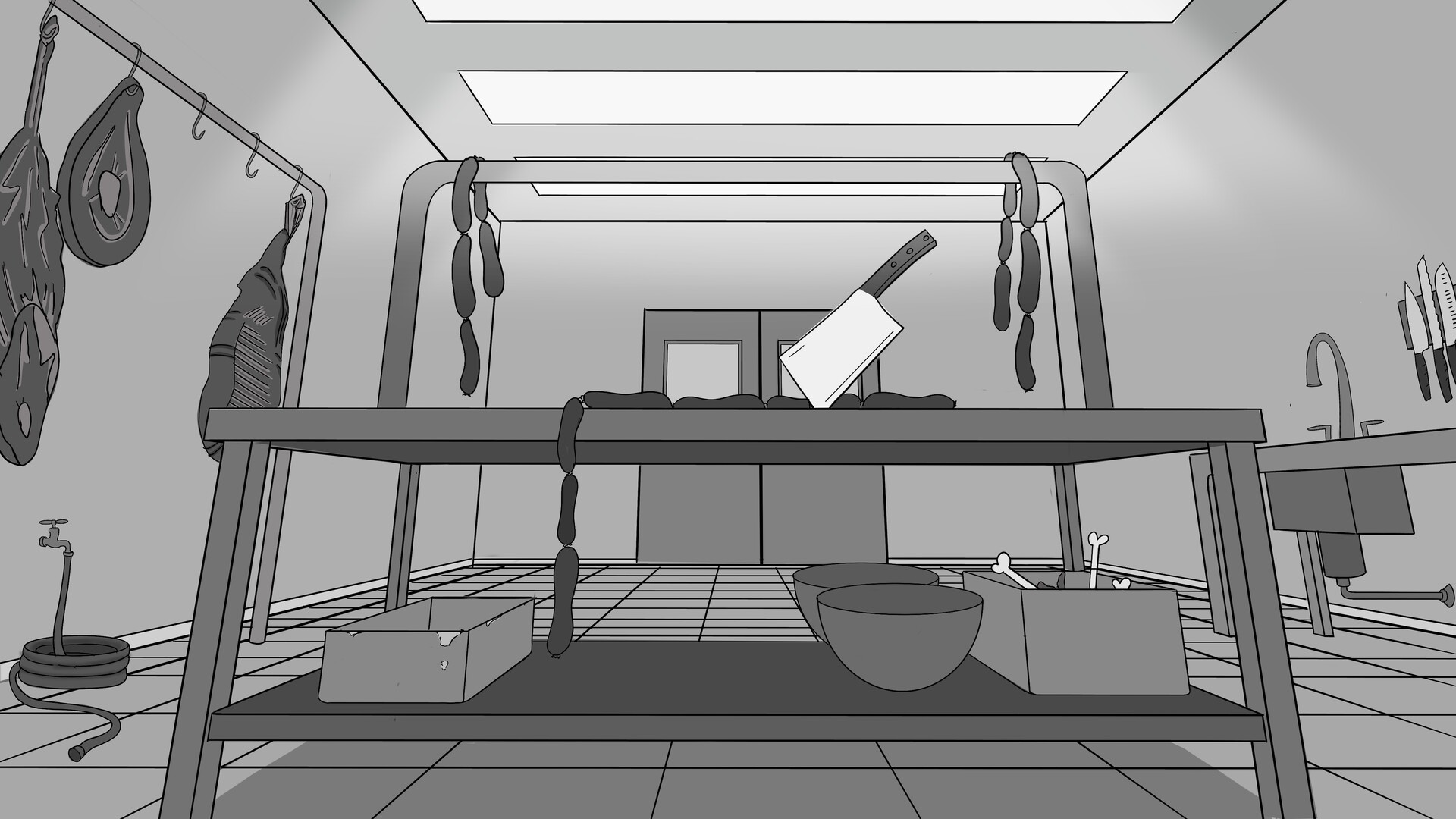 ArtStation - Butcher room