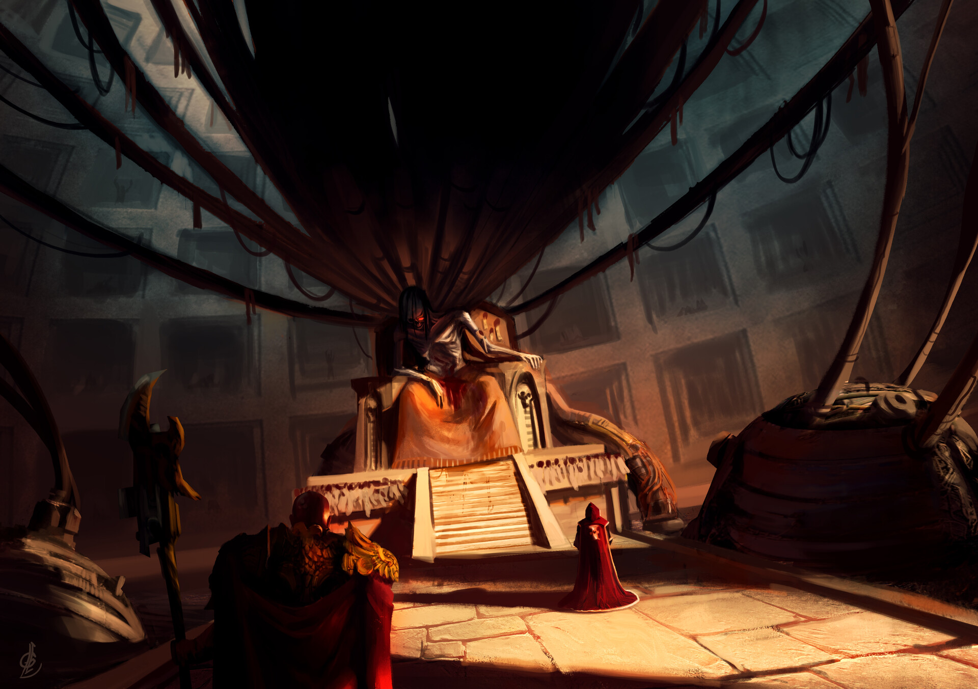 ArtStation - A Meeting With the Emperor