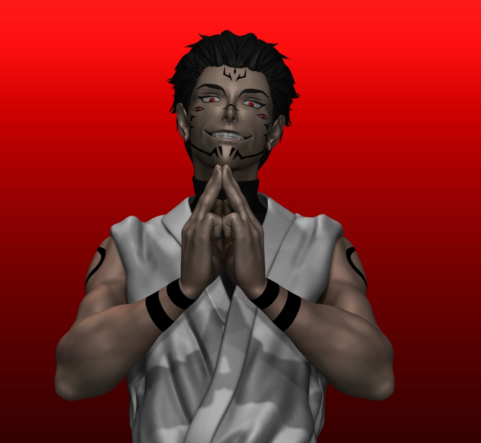 ArtStation - Sukuna - Jujutsu Kaisen