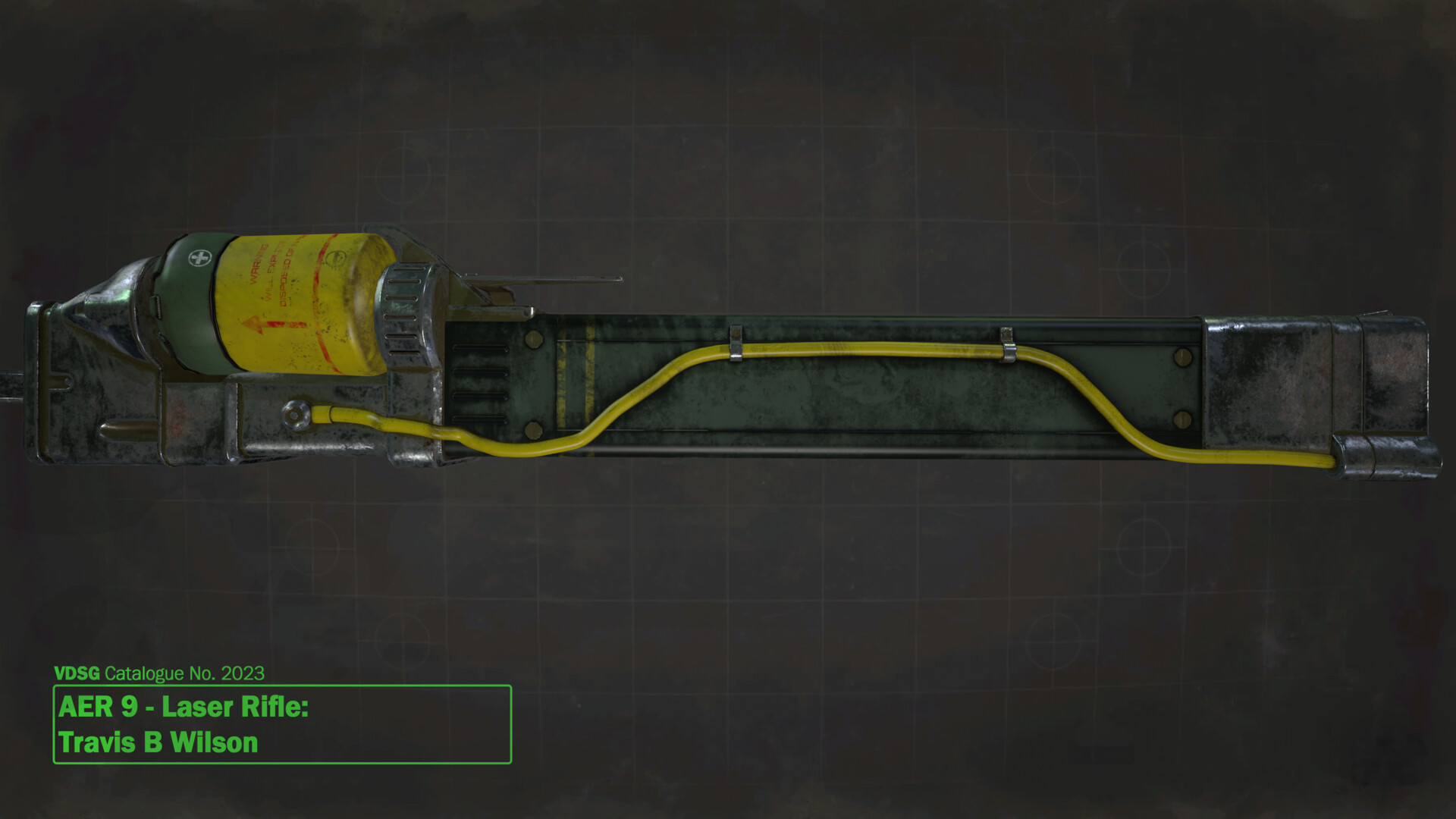 Travis B Wilson - Fallout AER9 Laser Rifle - Lyons Pride