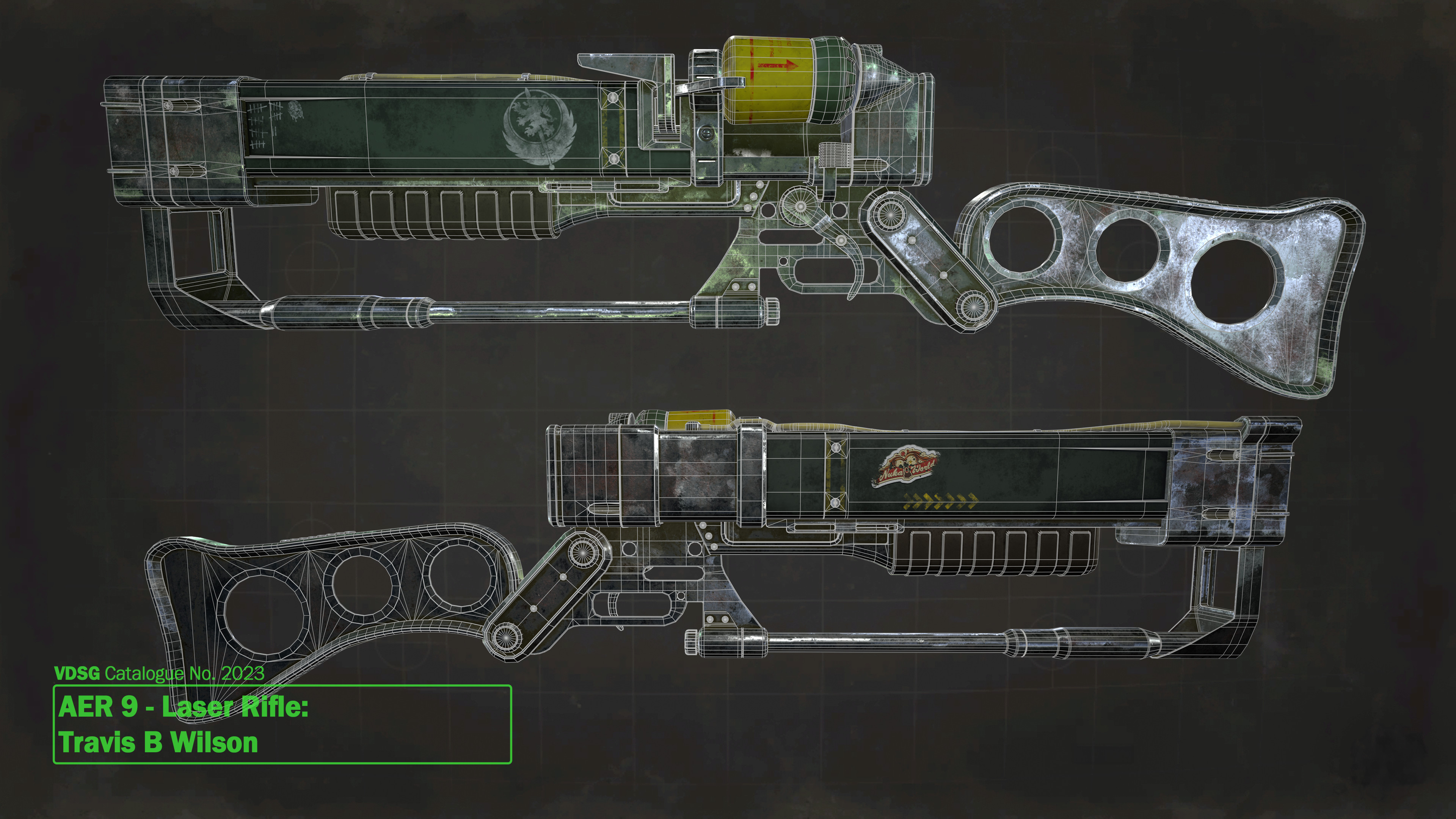Travis B Wilson - Fallout AER9 Laser Rifle - Lyons Pride