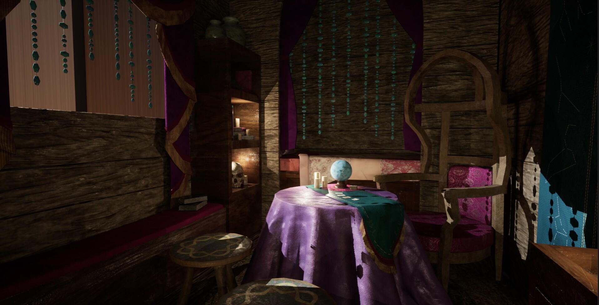 ArtStation - Fortune Teller Wagon Vehicle