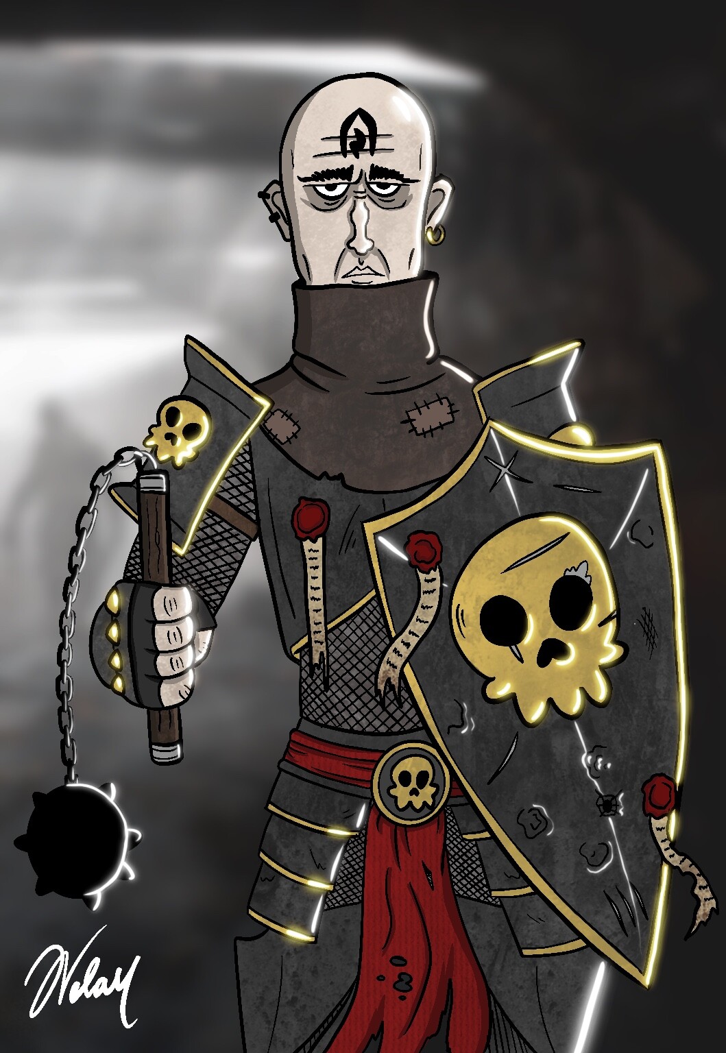 ArtStation - Victor Saltzpyre heavily inspired stylized character.