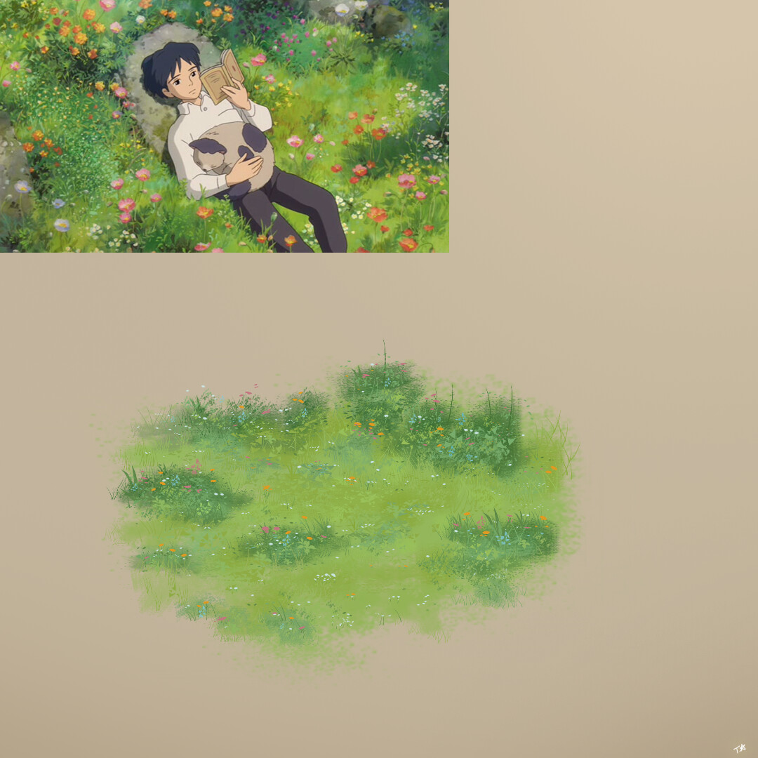 ArtStation - Ghibli study
