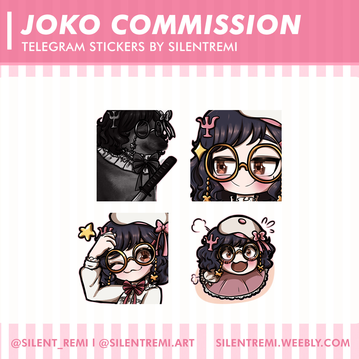 ArtStation - [Commission] Joko Telegram Stickers Commission