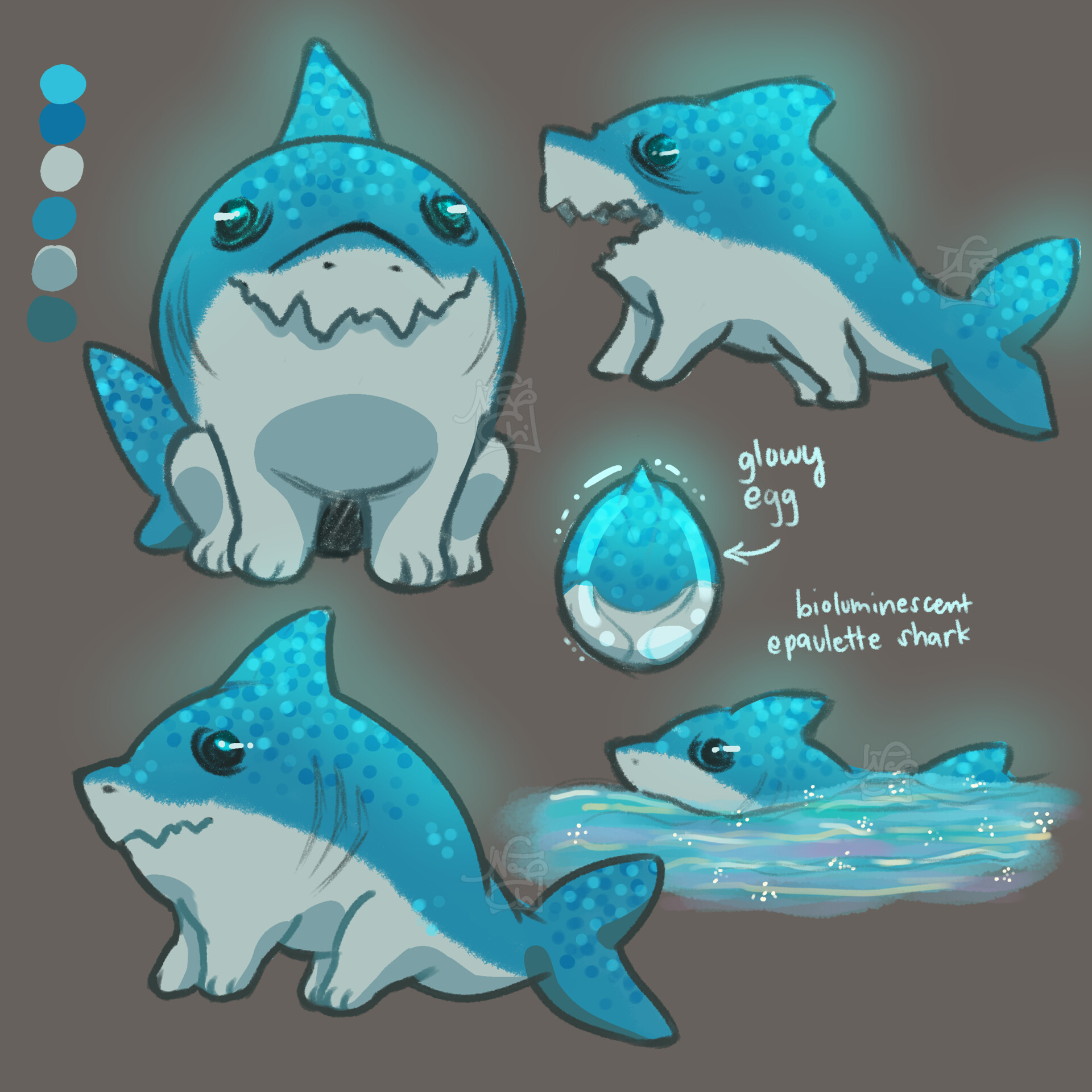 chibi tiger shark