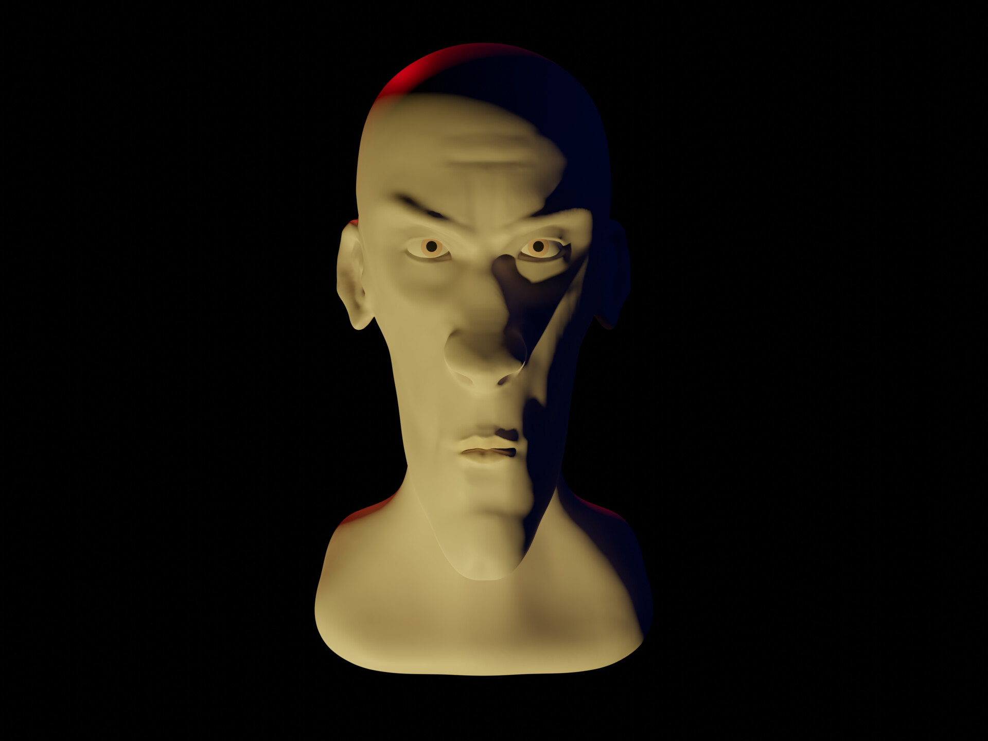 ArtStation - First 3D Bust - Humanoid Engineer - lvl I