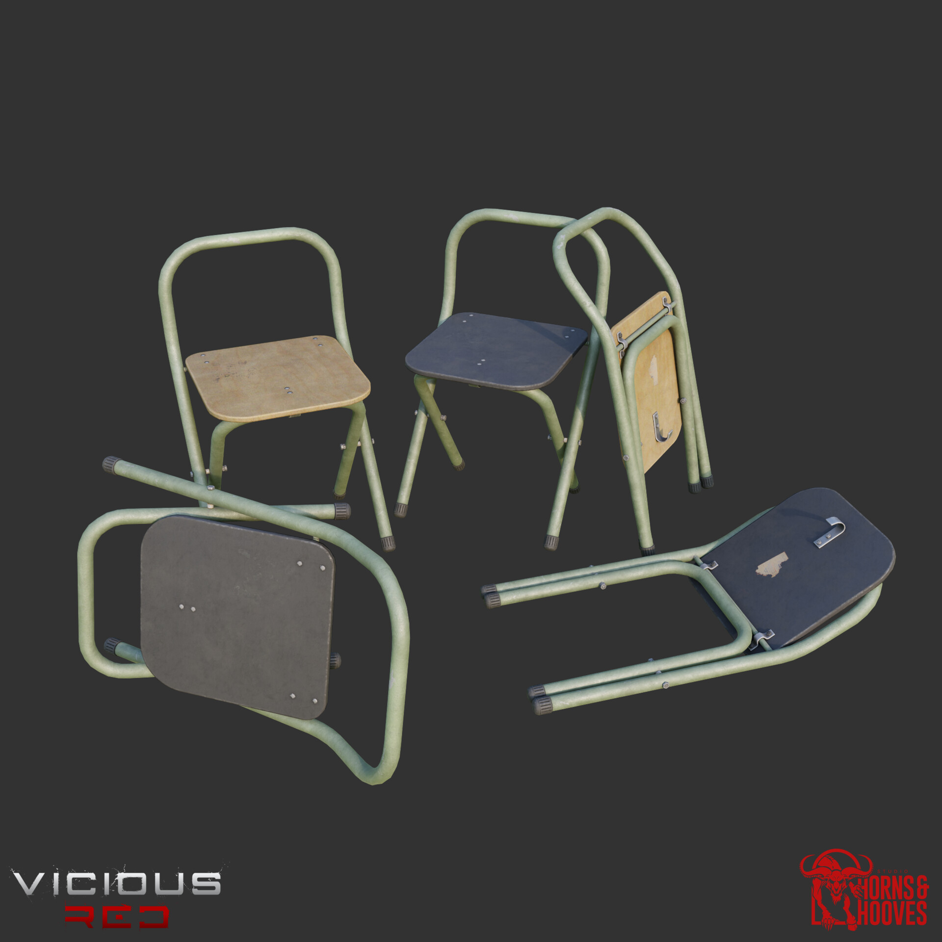ArtStation - Soviet Folding Chair