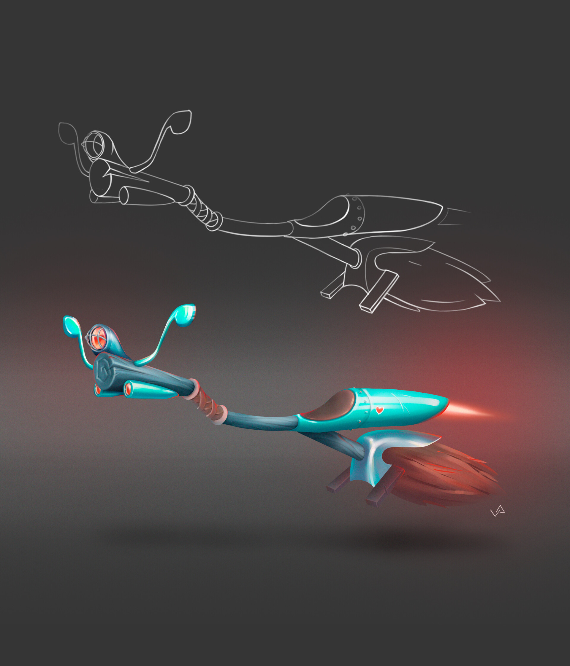 ArtStation - Racing broom