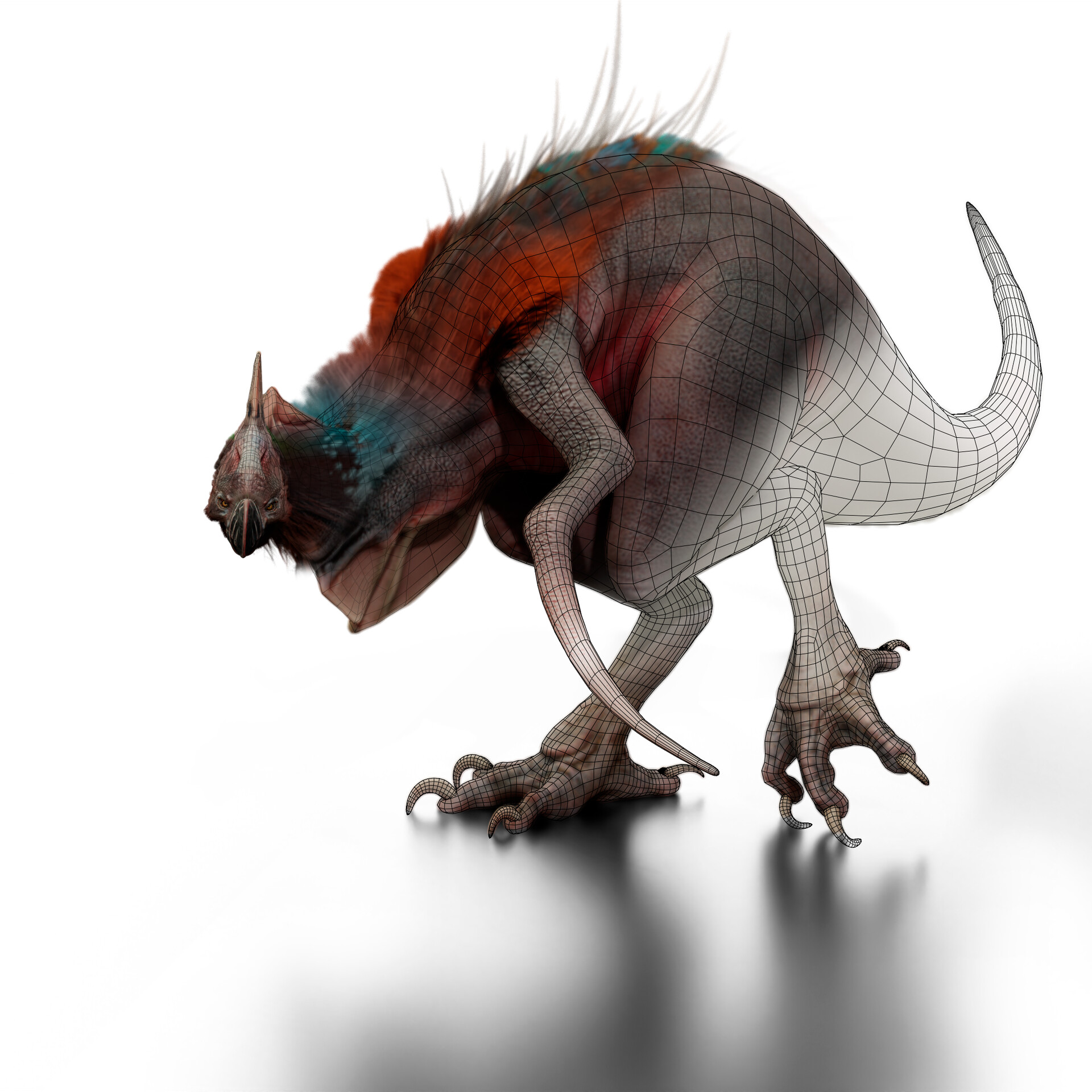 Wingfoxart - Fantastic Creature Created From Scratch To Finish Using ...