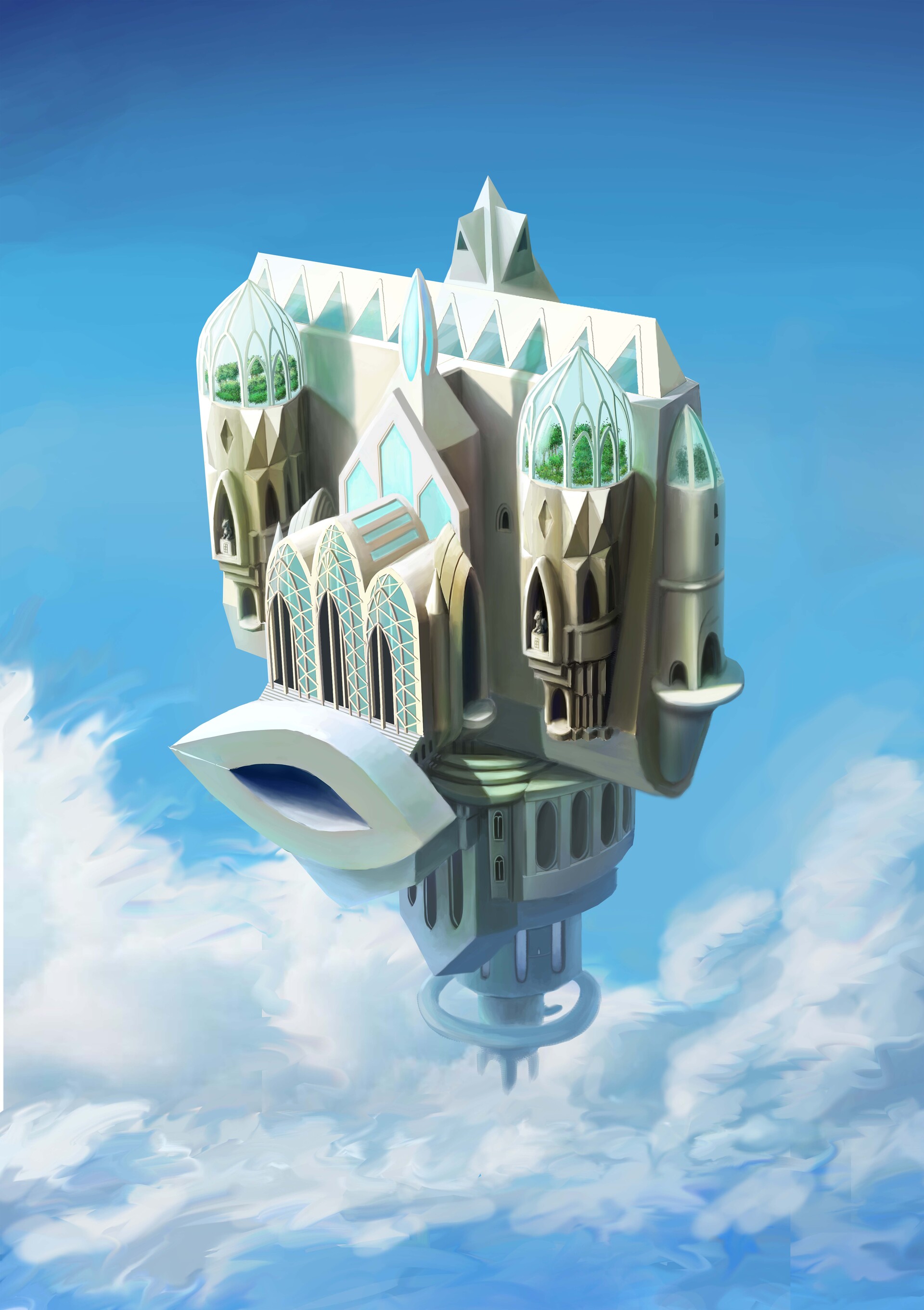 ArtStation - sky castle
