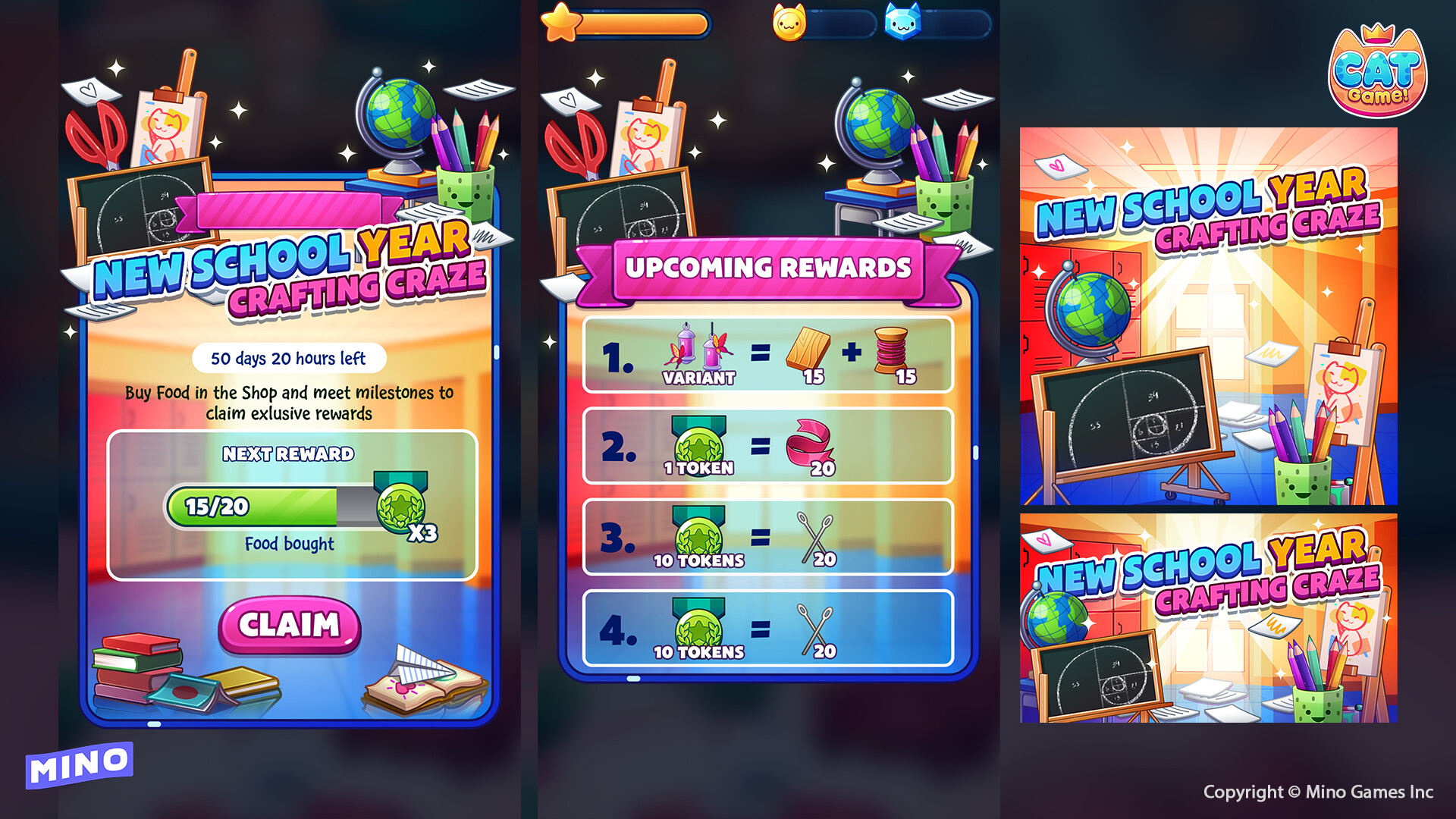 Meela dos Anjos - Crafting Craze Events - Cat Game [MINO GAMES]