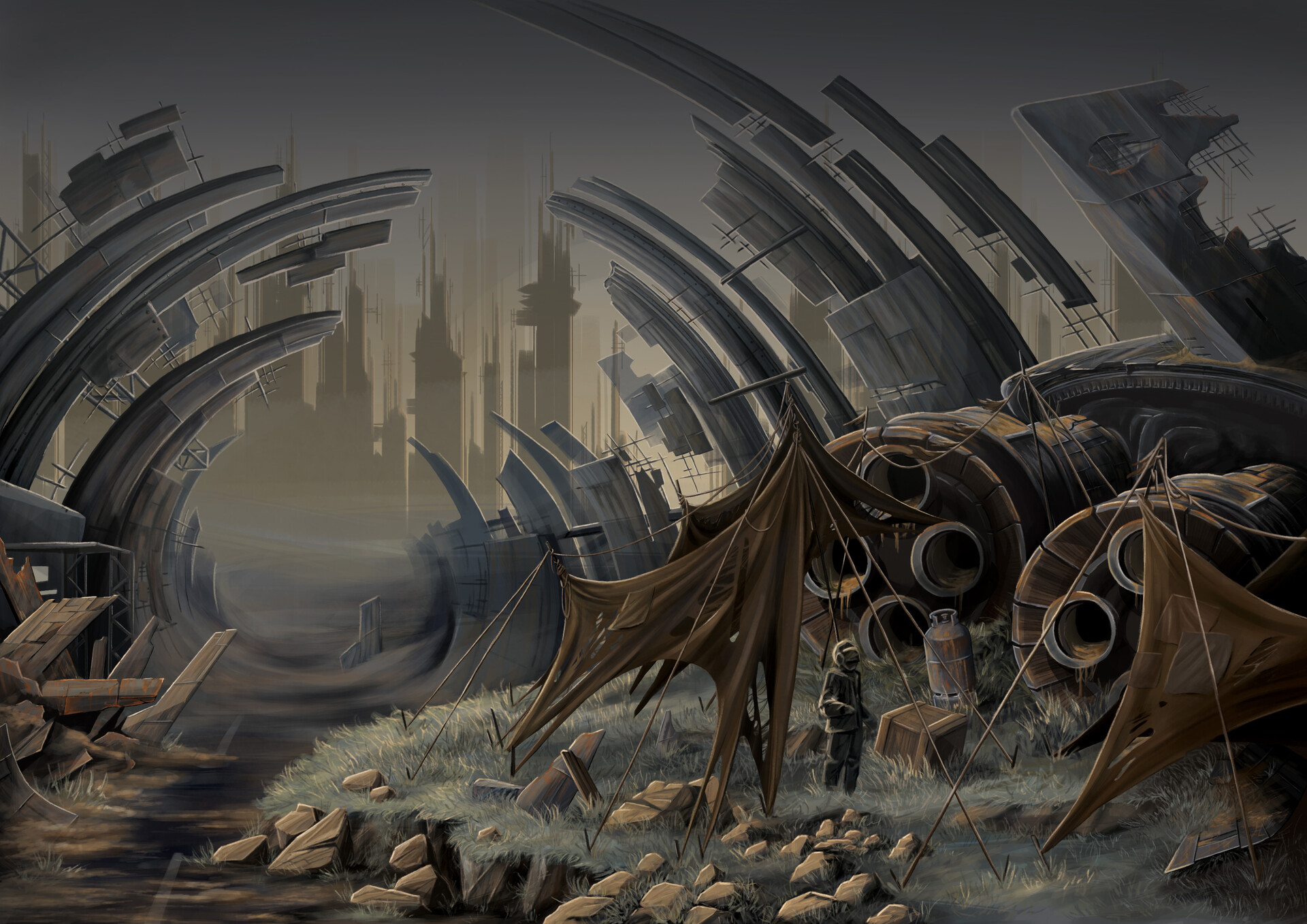 ArtStation - Post apocalyptic Earth