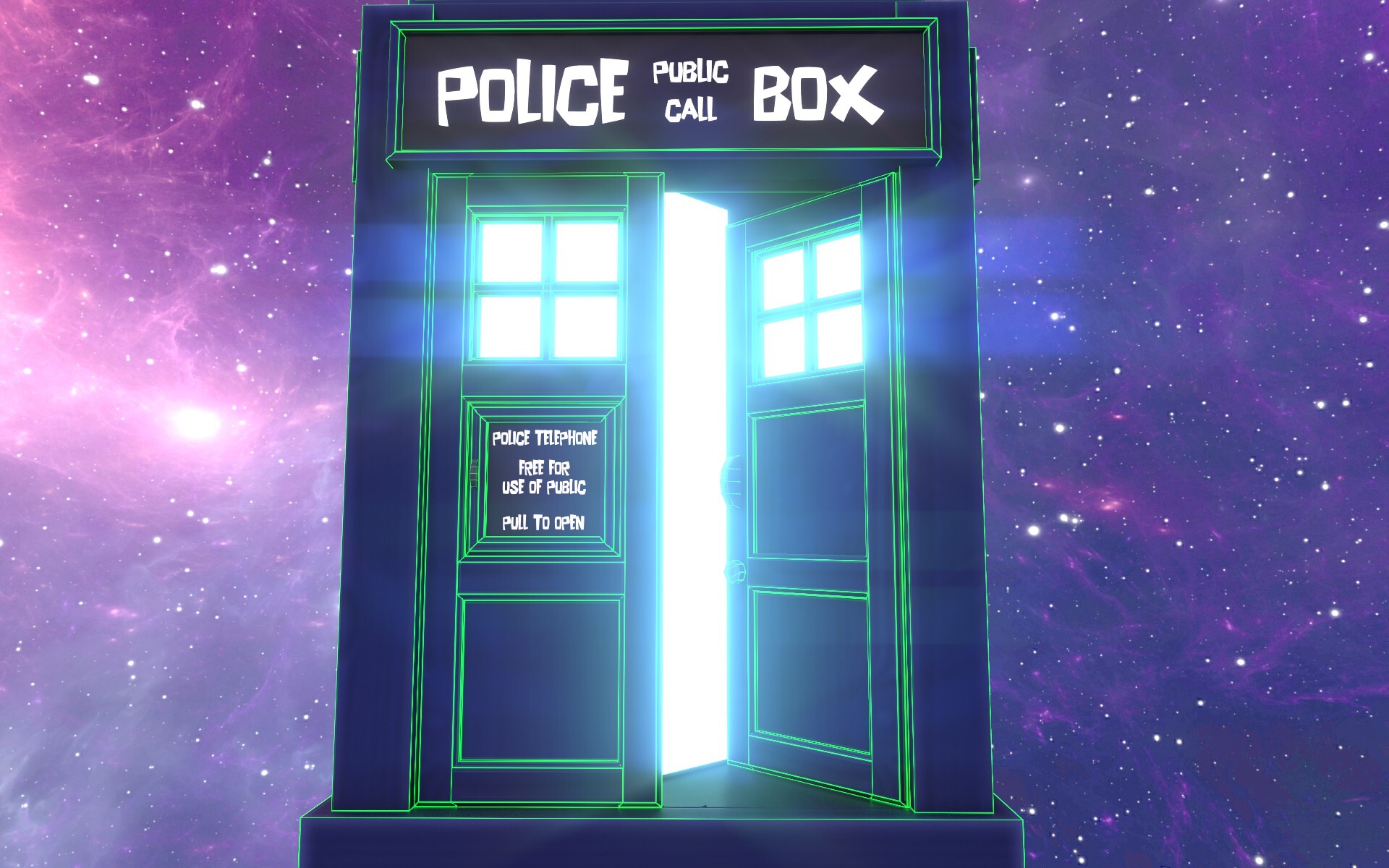 Tardis Galaxy Wallpaper Iphone