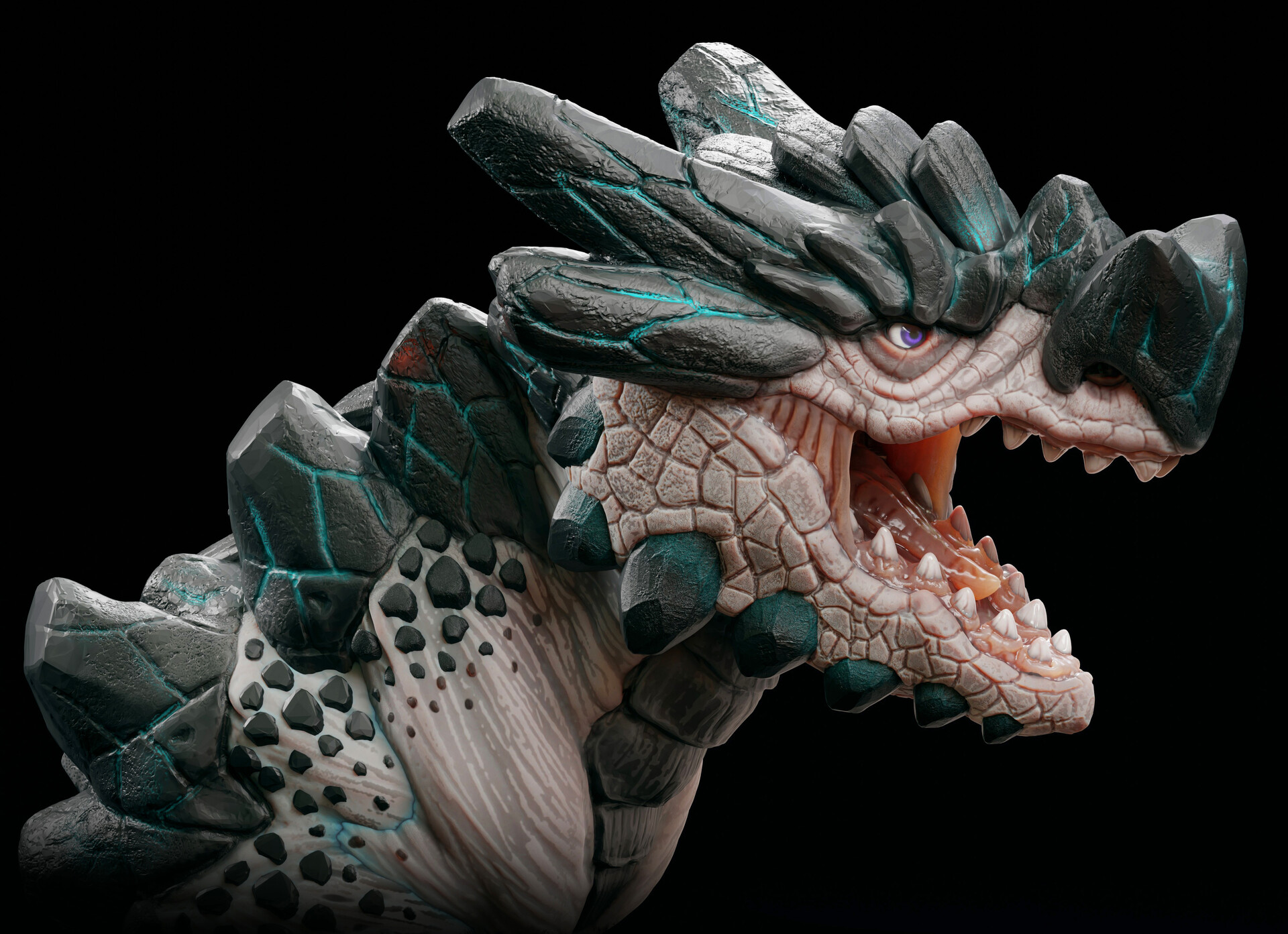 ArtStation - Rock Dragon