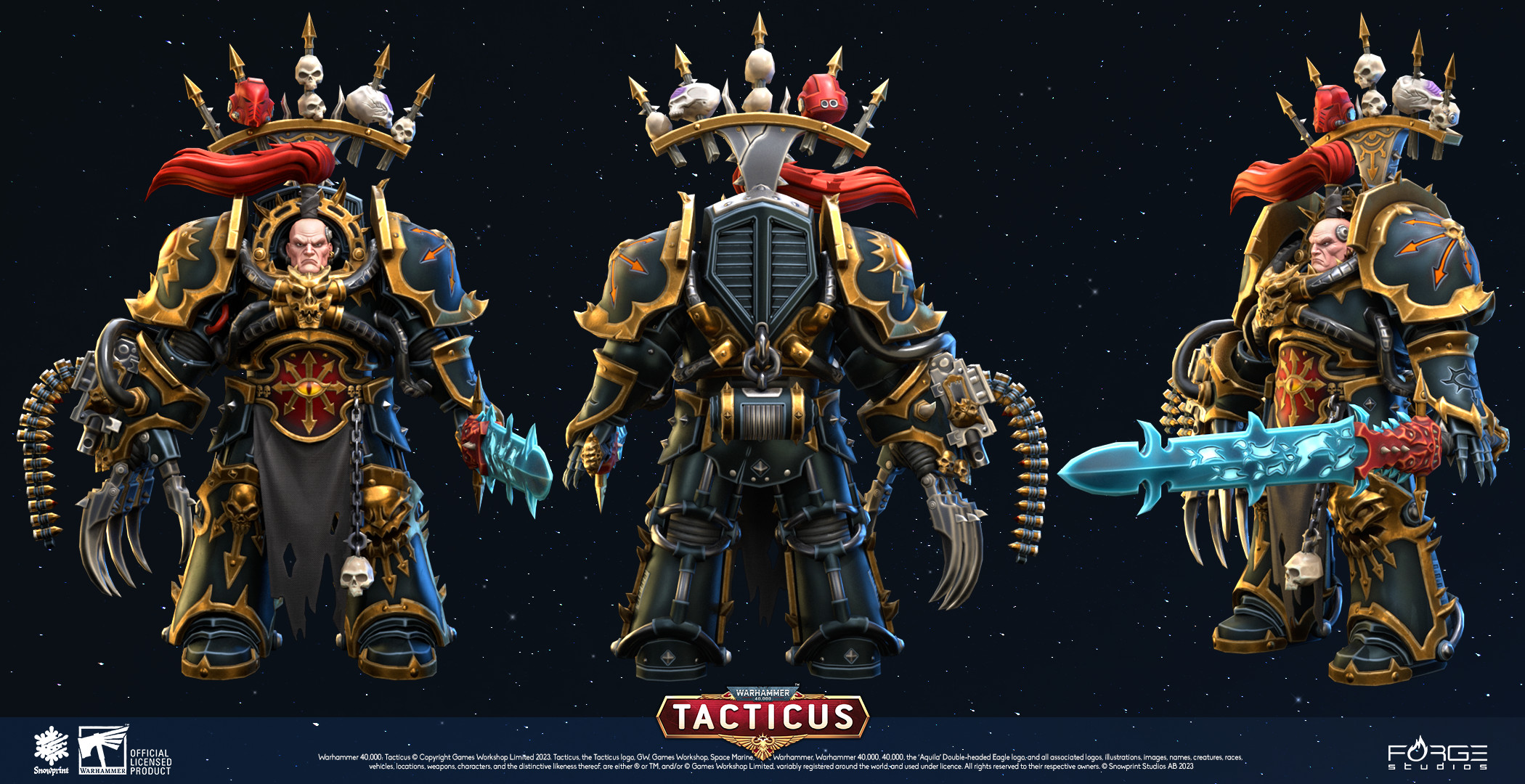 FORGE STUDIOS - Warhammer 40k: Tacticus - Abaddon the Despoiler