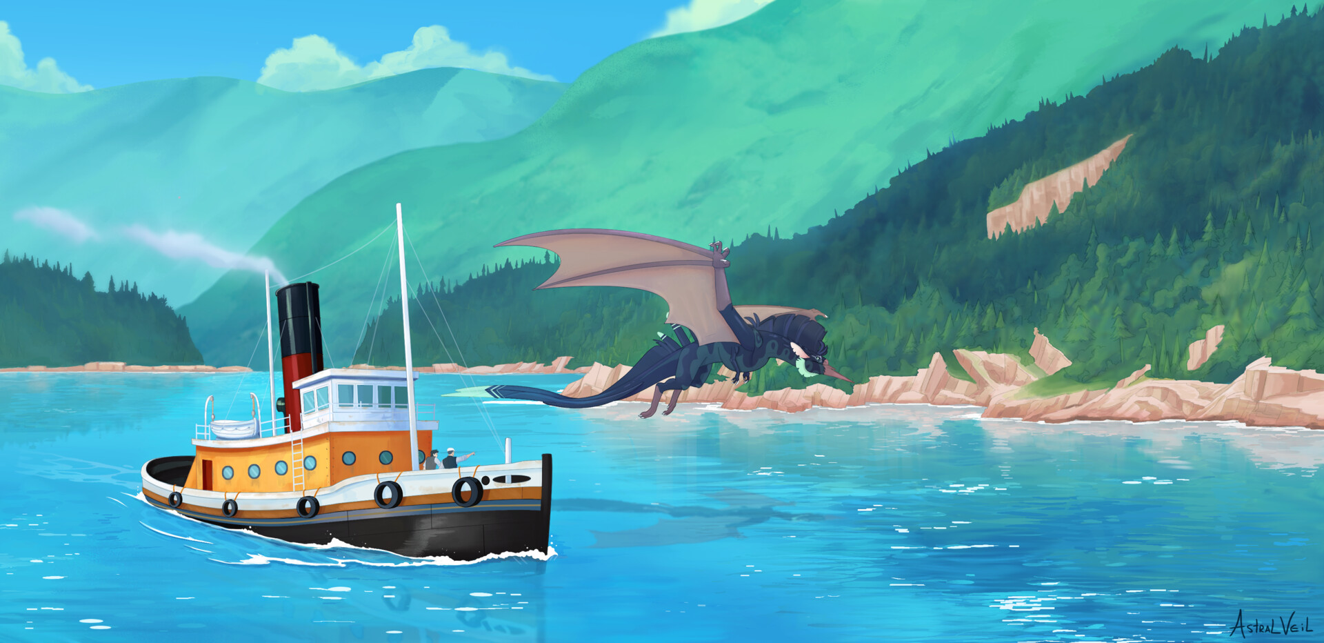 ArtStation - Steamboat