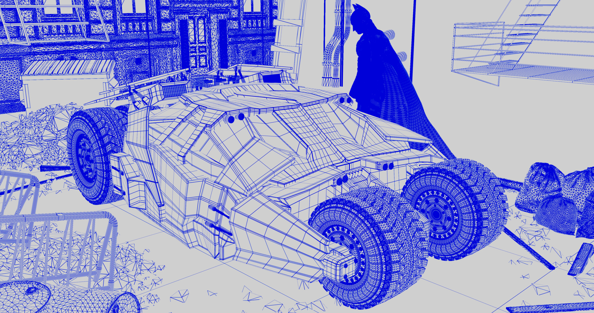 Tumbler Batman Blueprint