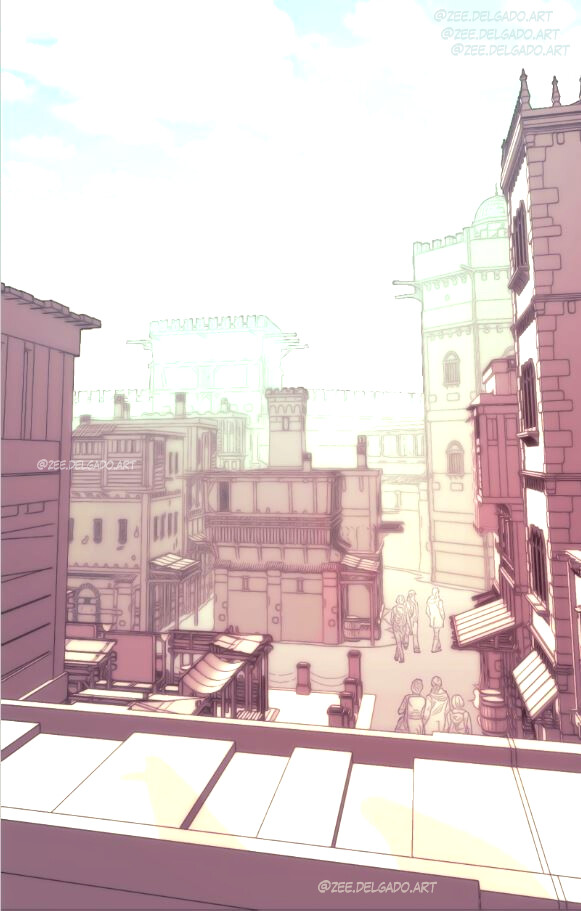 how to draw backgrounds webtoon