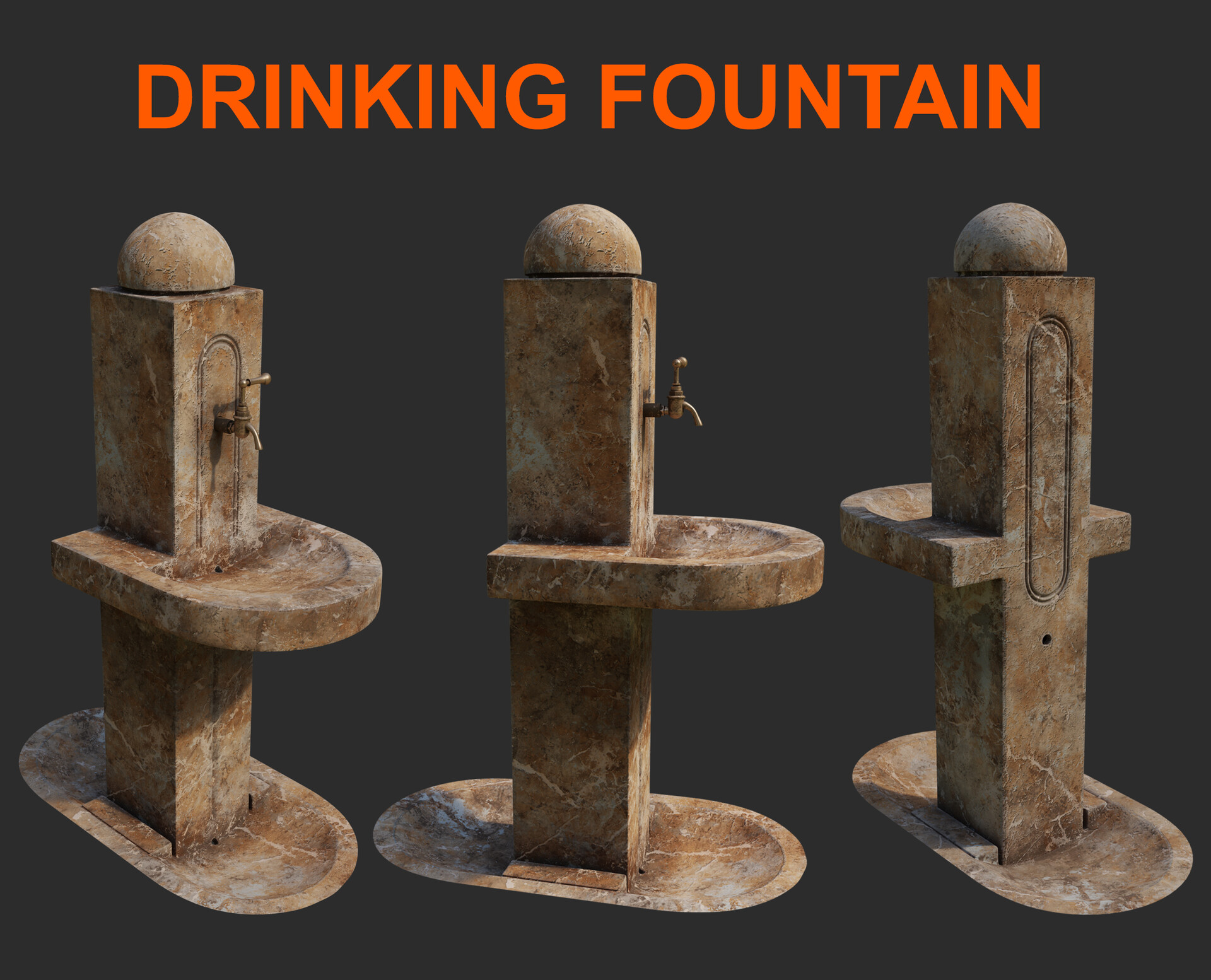 ArtStation - Drinking Fountain