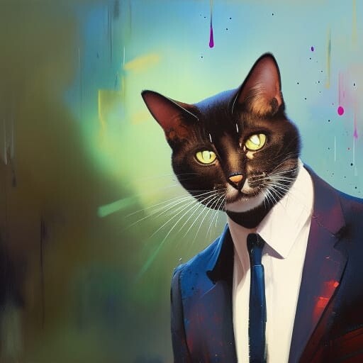 ArtStation - anthropomorphic cat