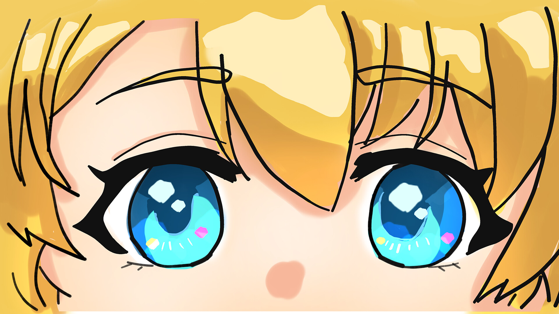 ArtStation - First Anime Face Attempt