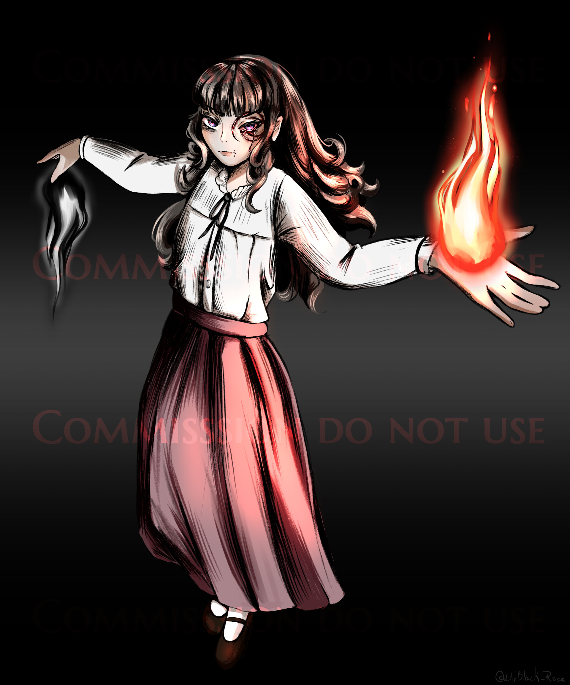 ArtStation - Marina, Fear and Hunger - Commission for Mek