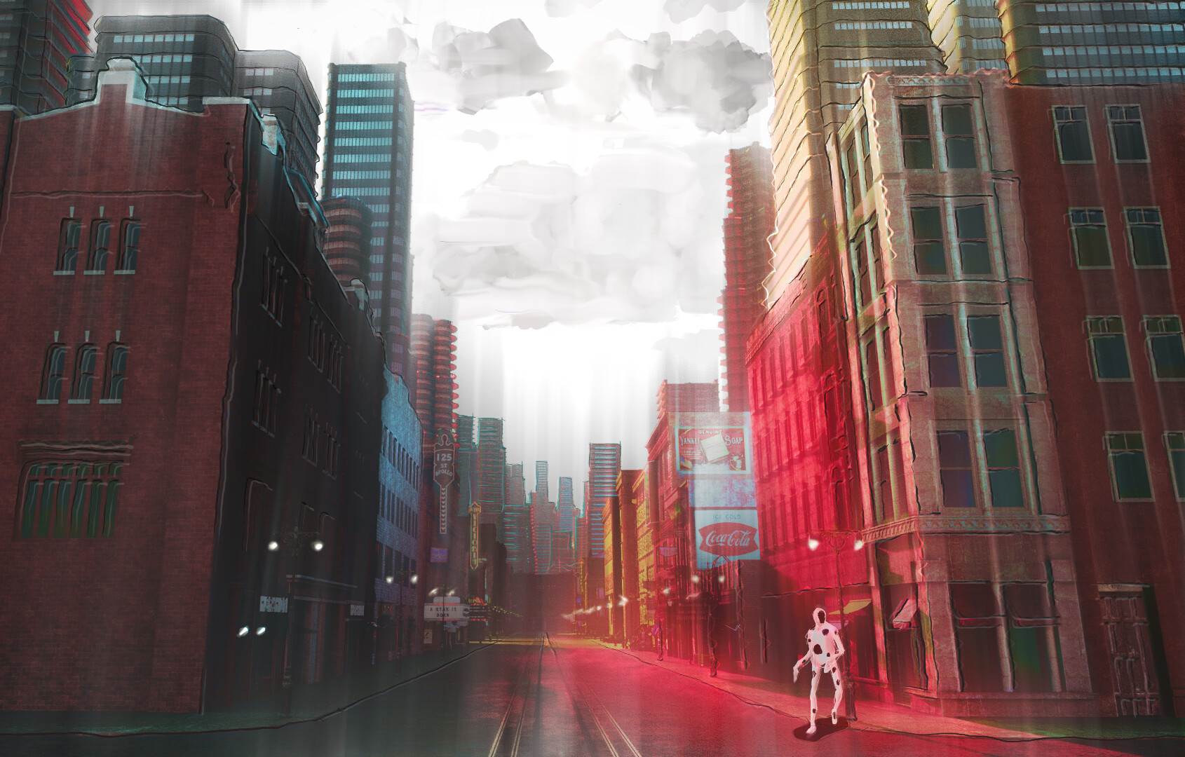 ArtStation - Spider verse inspired lighting