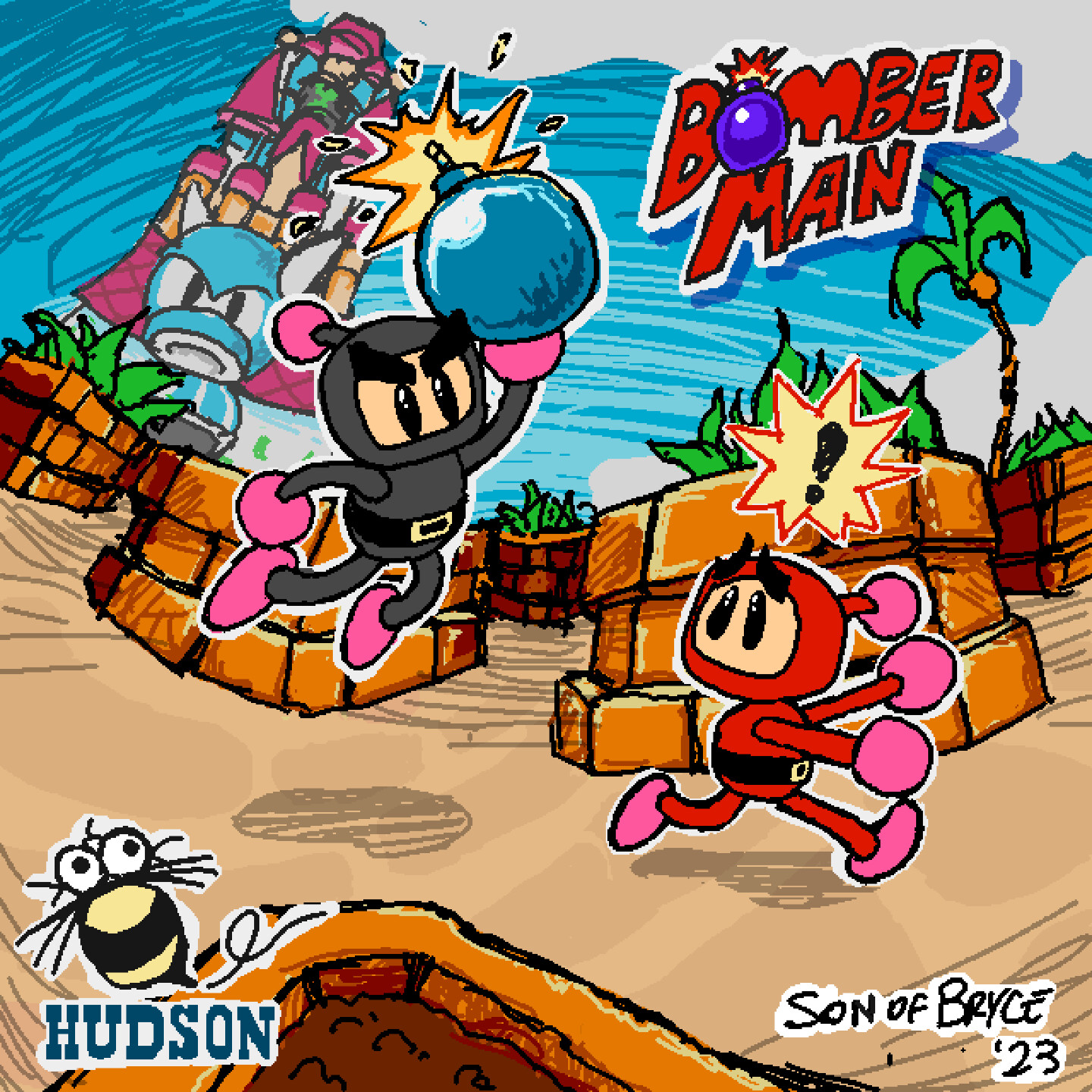 ArtStation - Bomberman 2023 (fanart)