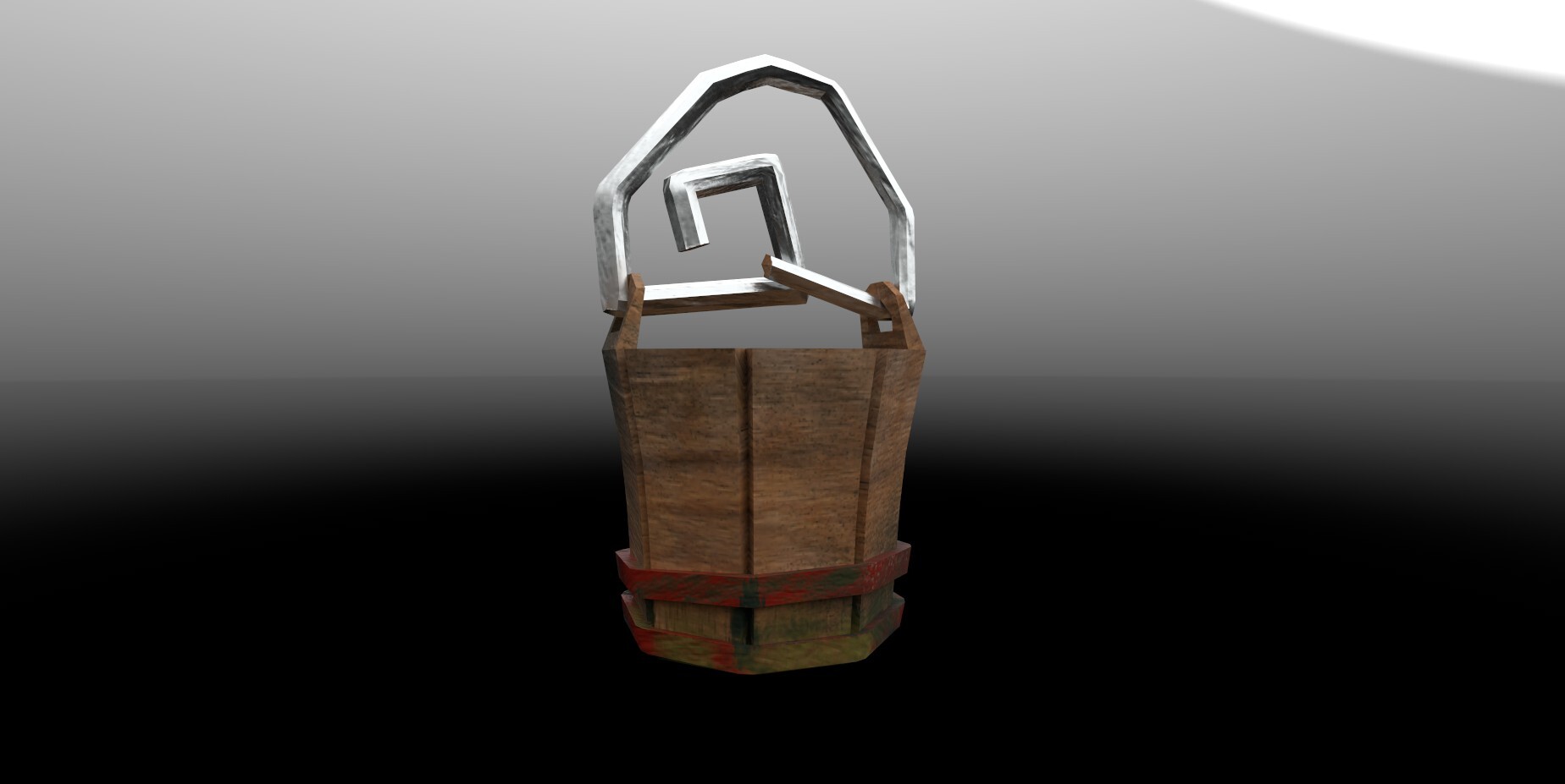 ArtStation - Low-poly Bucket for a project