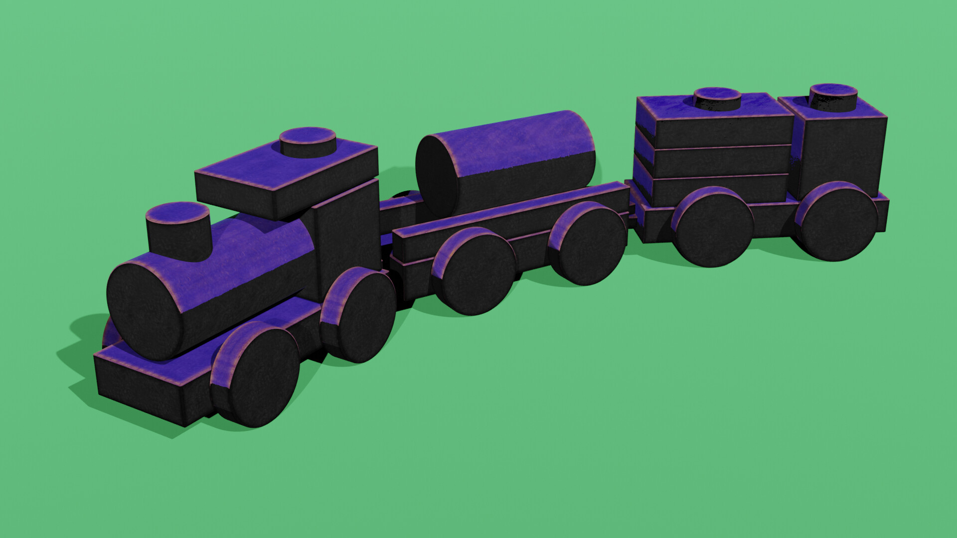 ArtStation - Toy train render