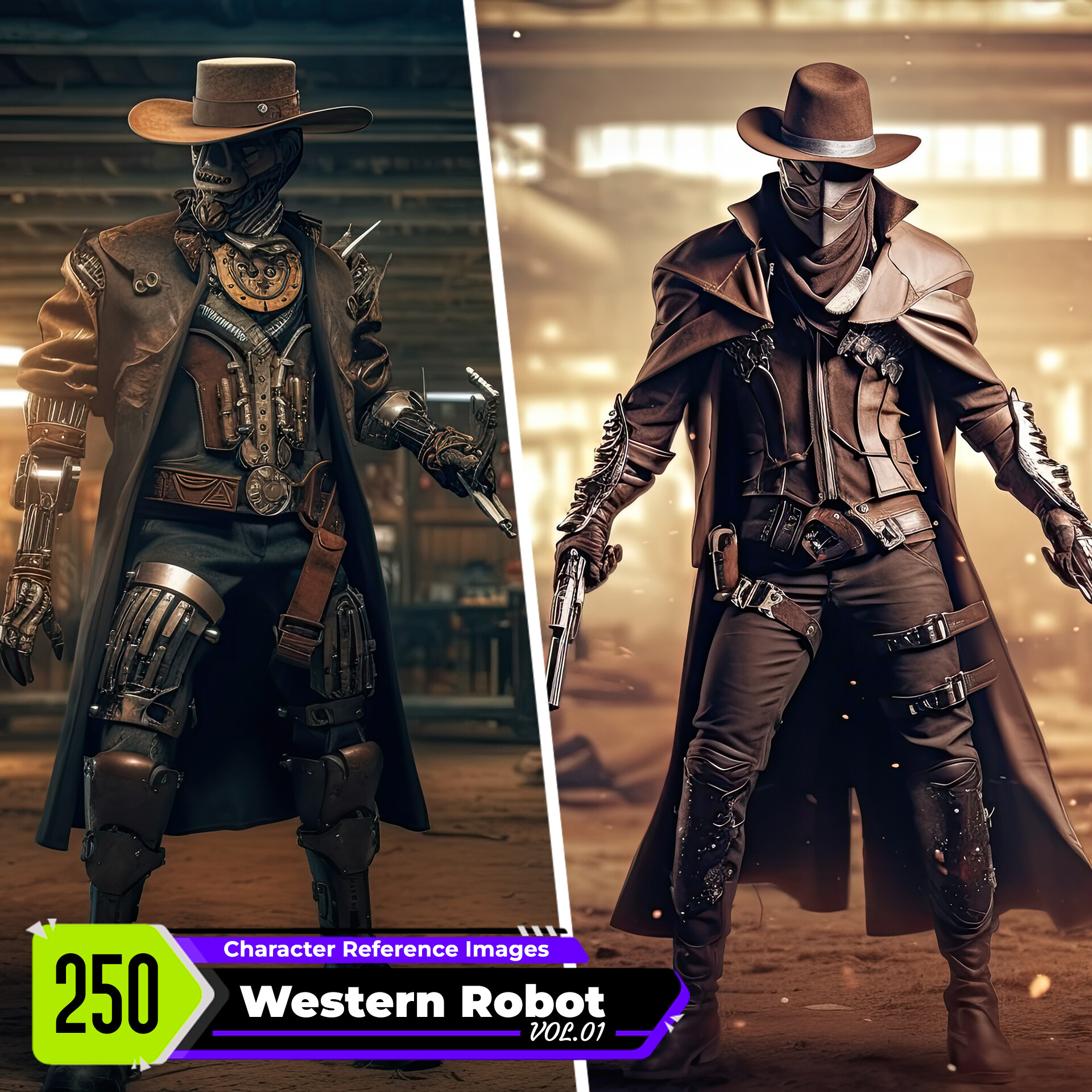 ArtStation - Western Robot VOL.01 | 4K Reference Images