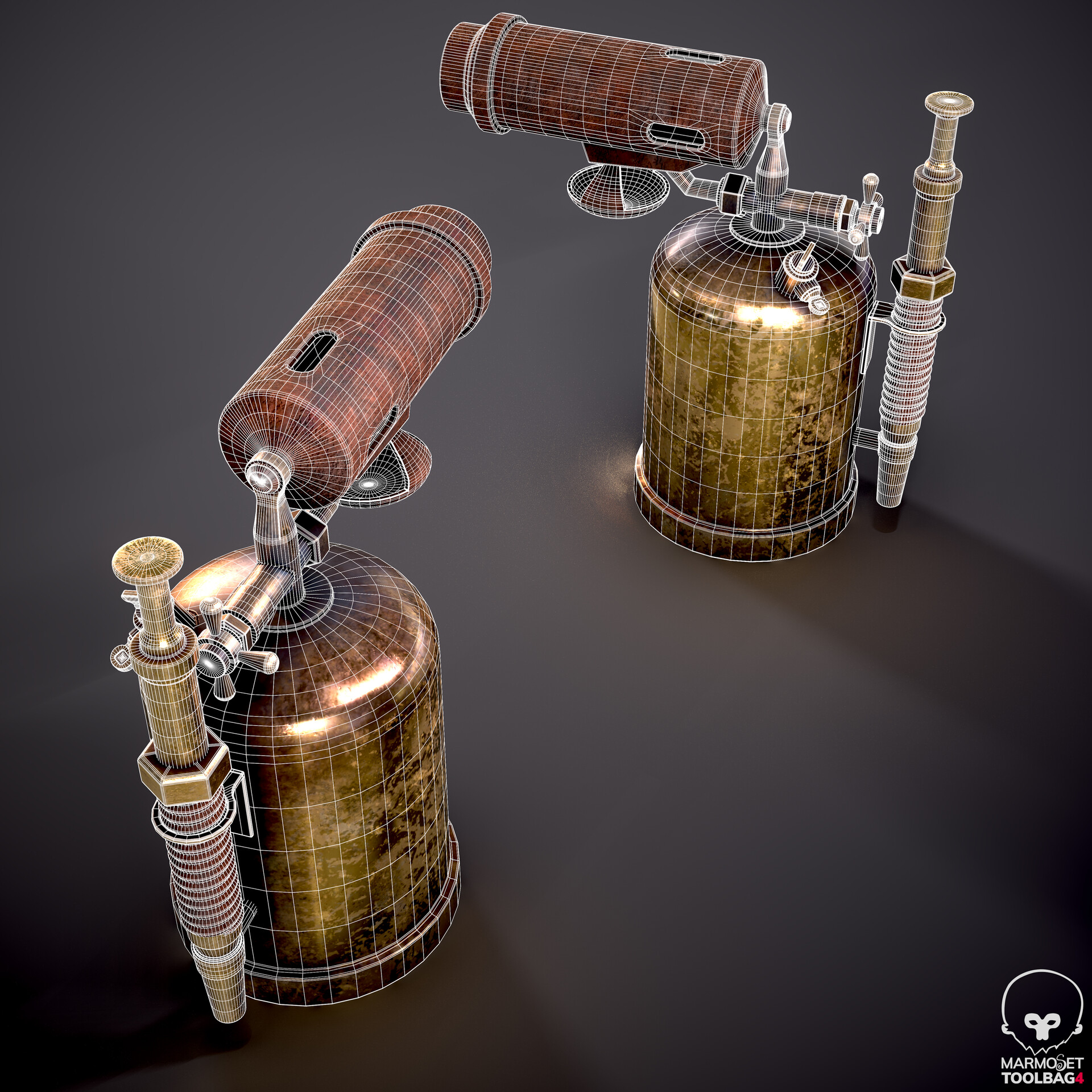 KAMESH KAUSHIK - REALISTIC BLOW TORCH 3D MODEL