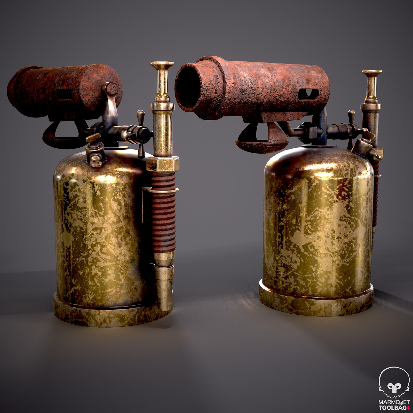 KAMESH KAUSHIK - REALISTIC BLOW TORCH 3D MODEL