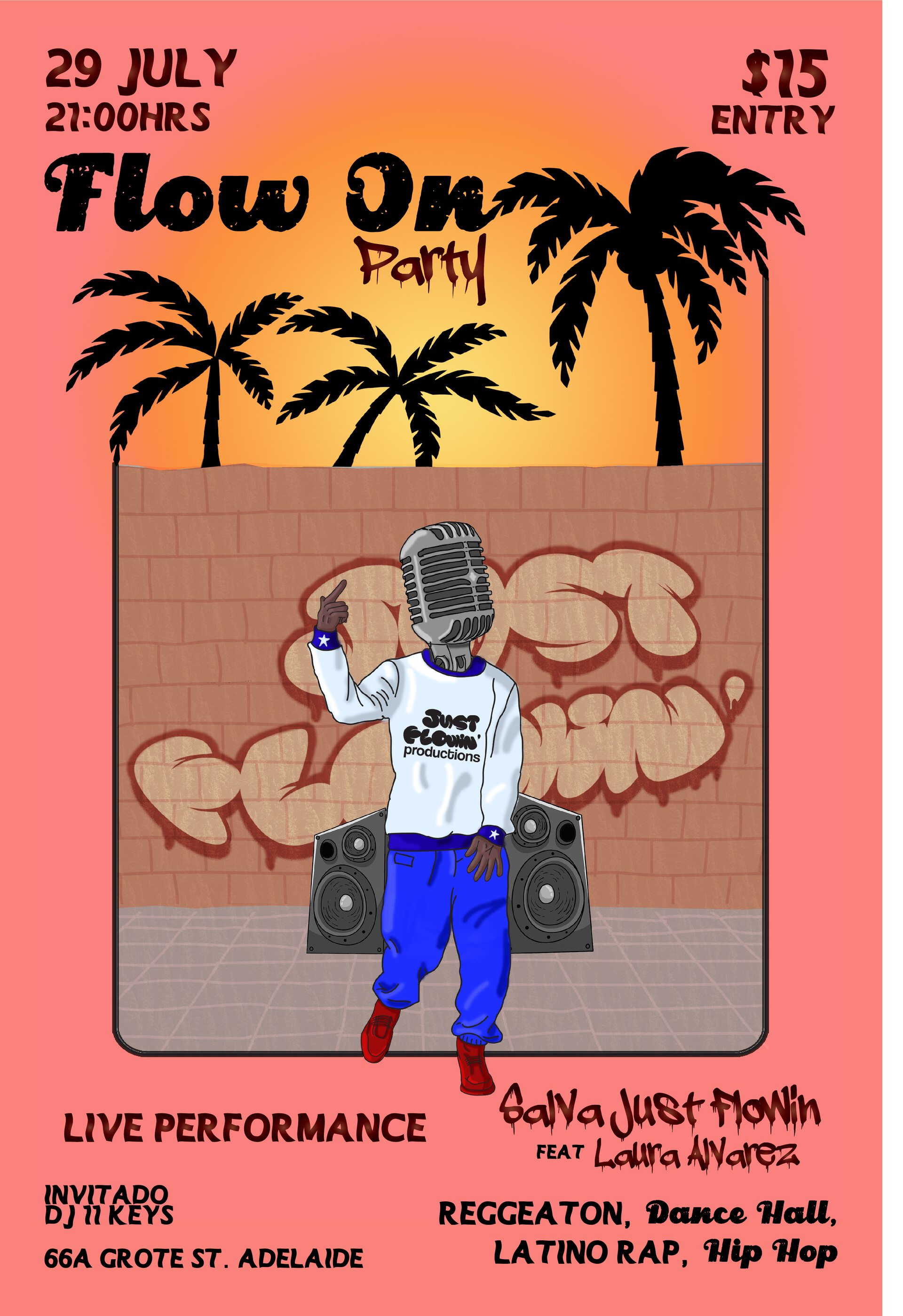 Frida Rivera - Just Flowin flyer