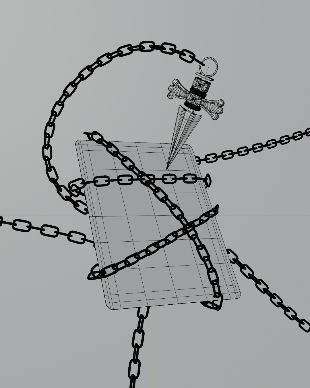 Simone Cotogno - Hunter x Hunter Fan Art Cards - Kurapika's Judgment Chain